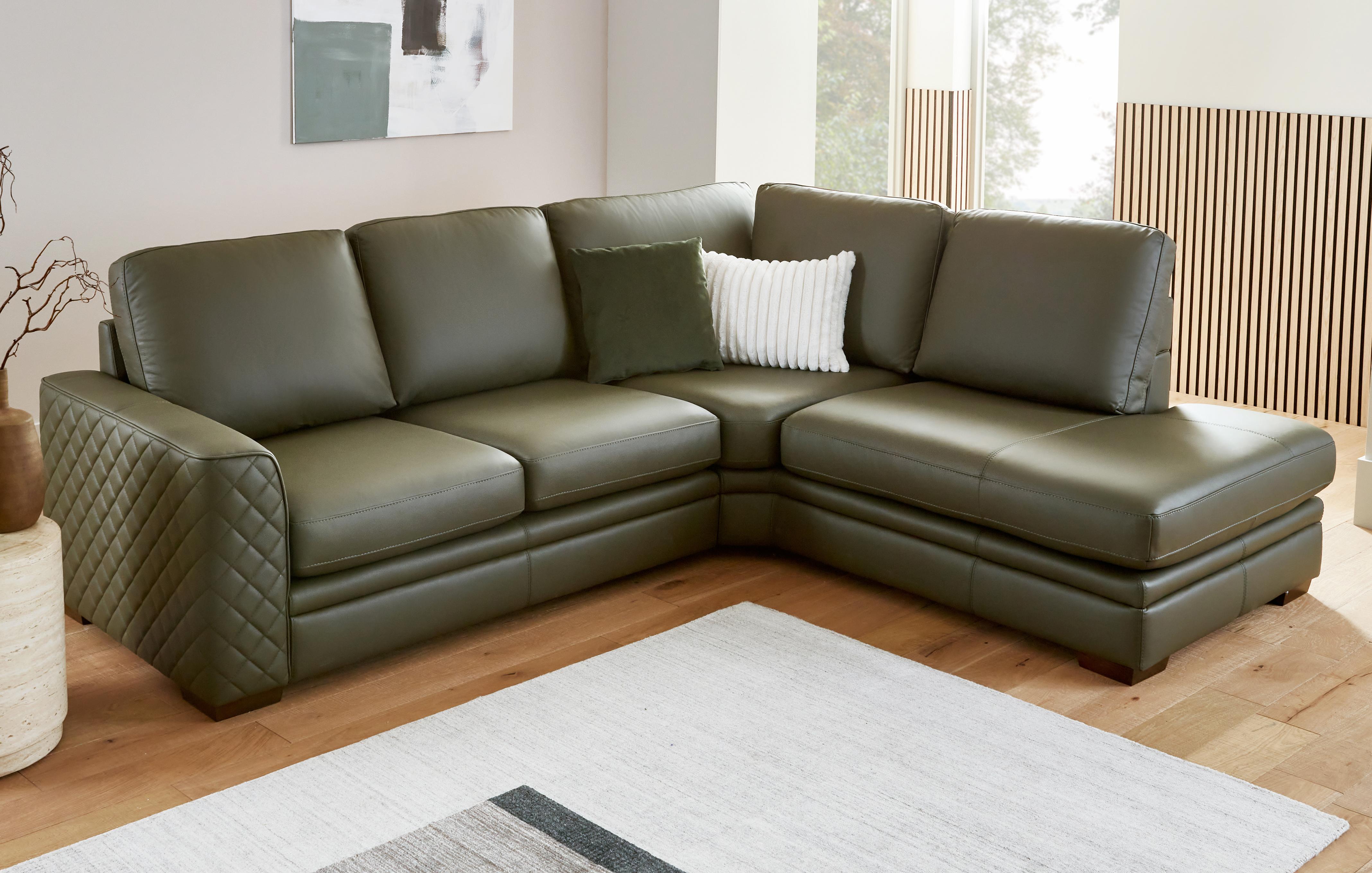 Leather Corner Sofas Leather L Shaped Sofas