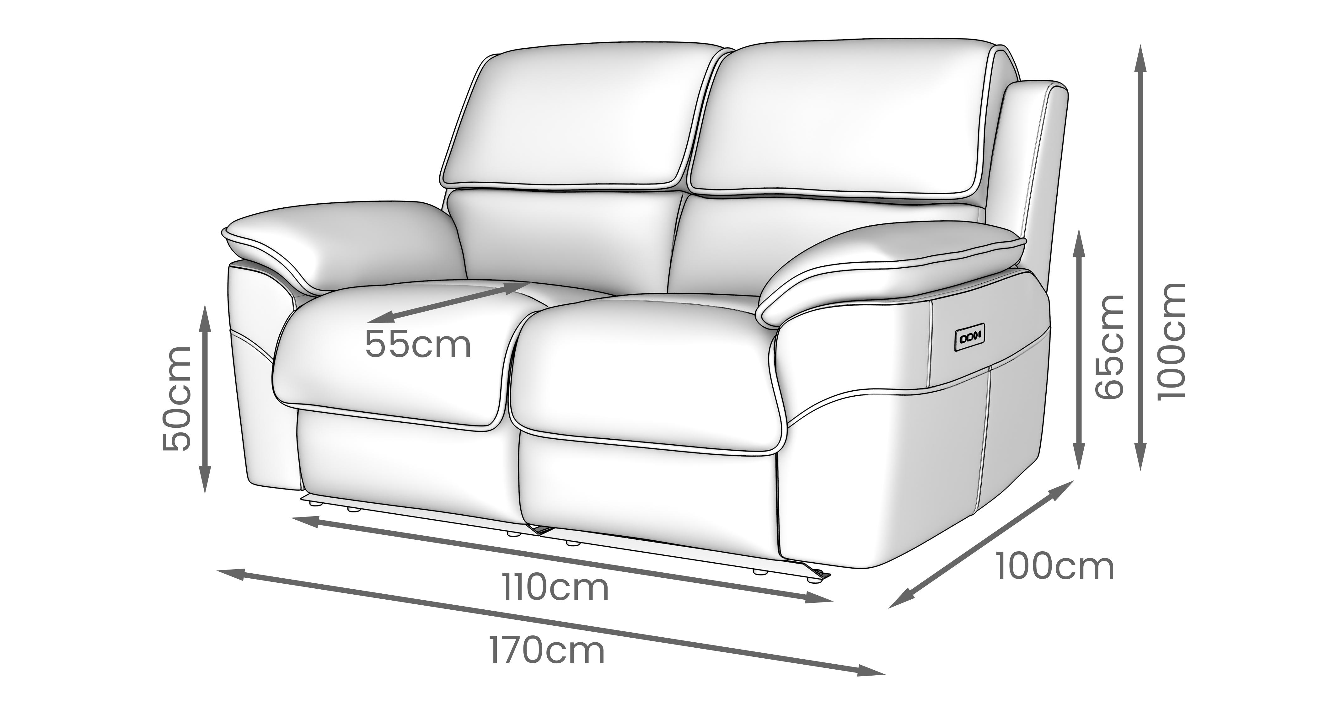 Fontaine Express 2 Seater Power Recliner | DFS