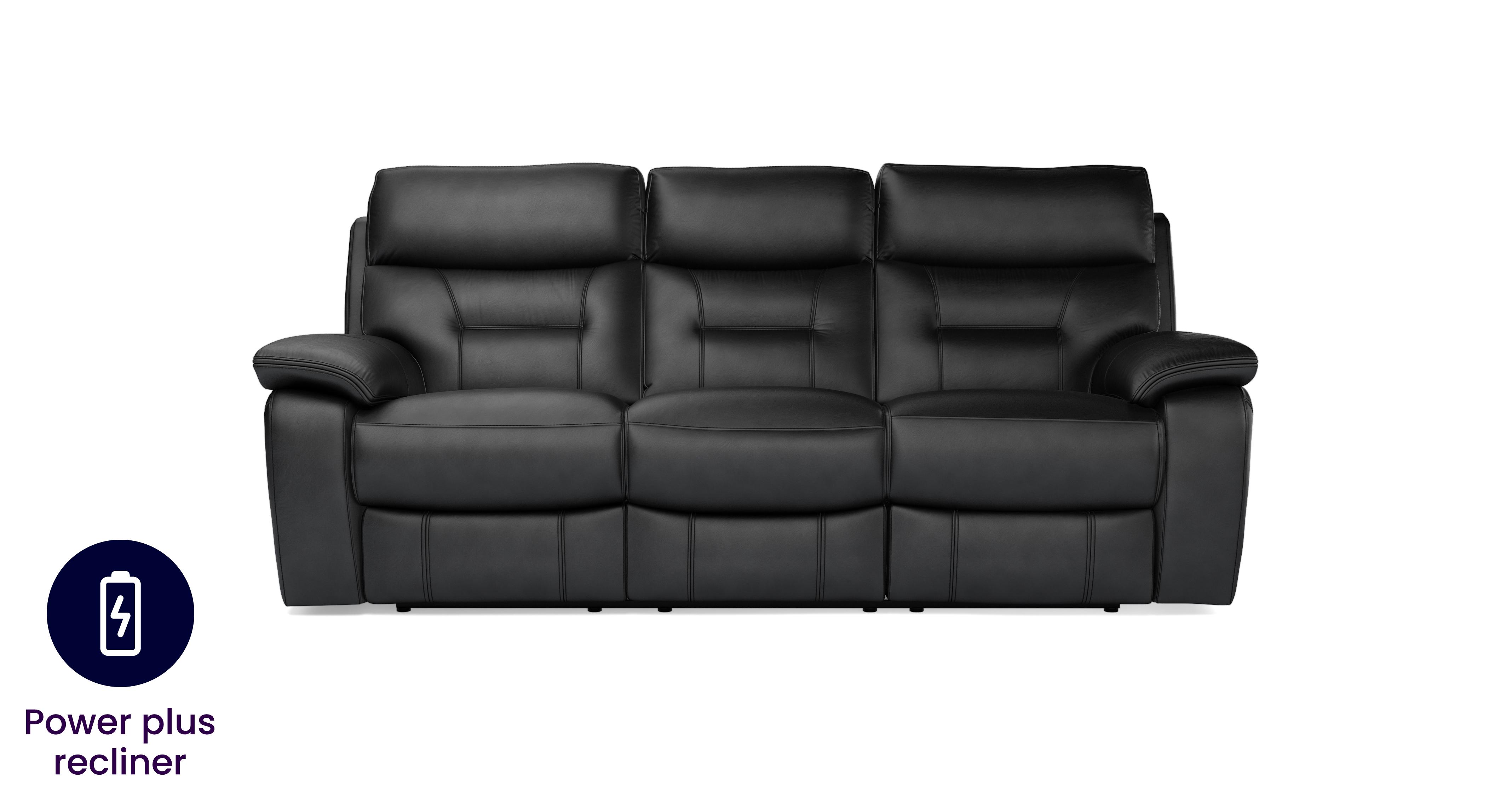 Foster 3 Seater Power Plus Recliner Sofa | DFS