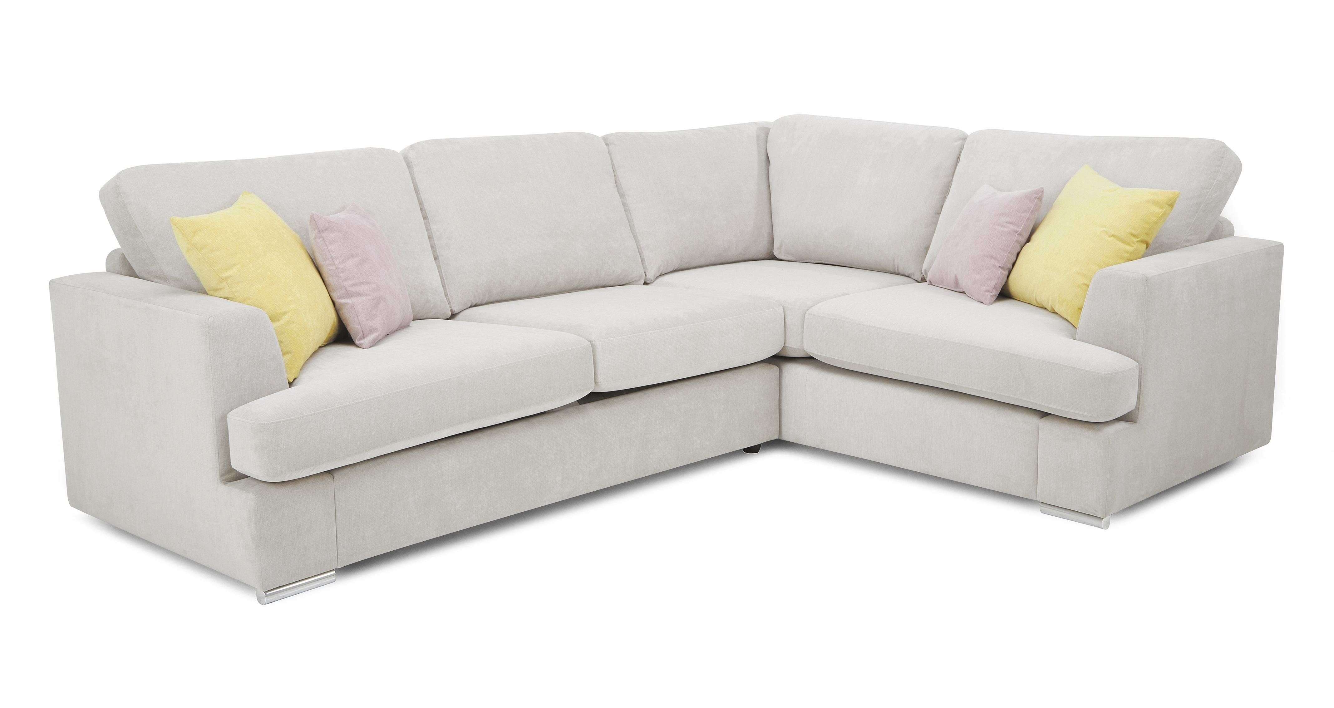 Freya Left Hand Facing 2 Seater Deluxe Corner Sofa Bed | DFS