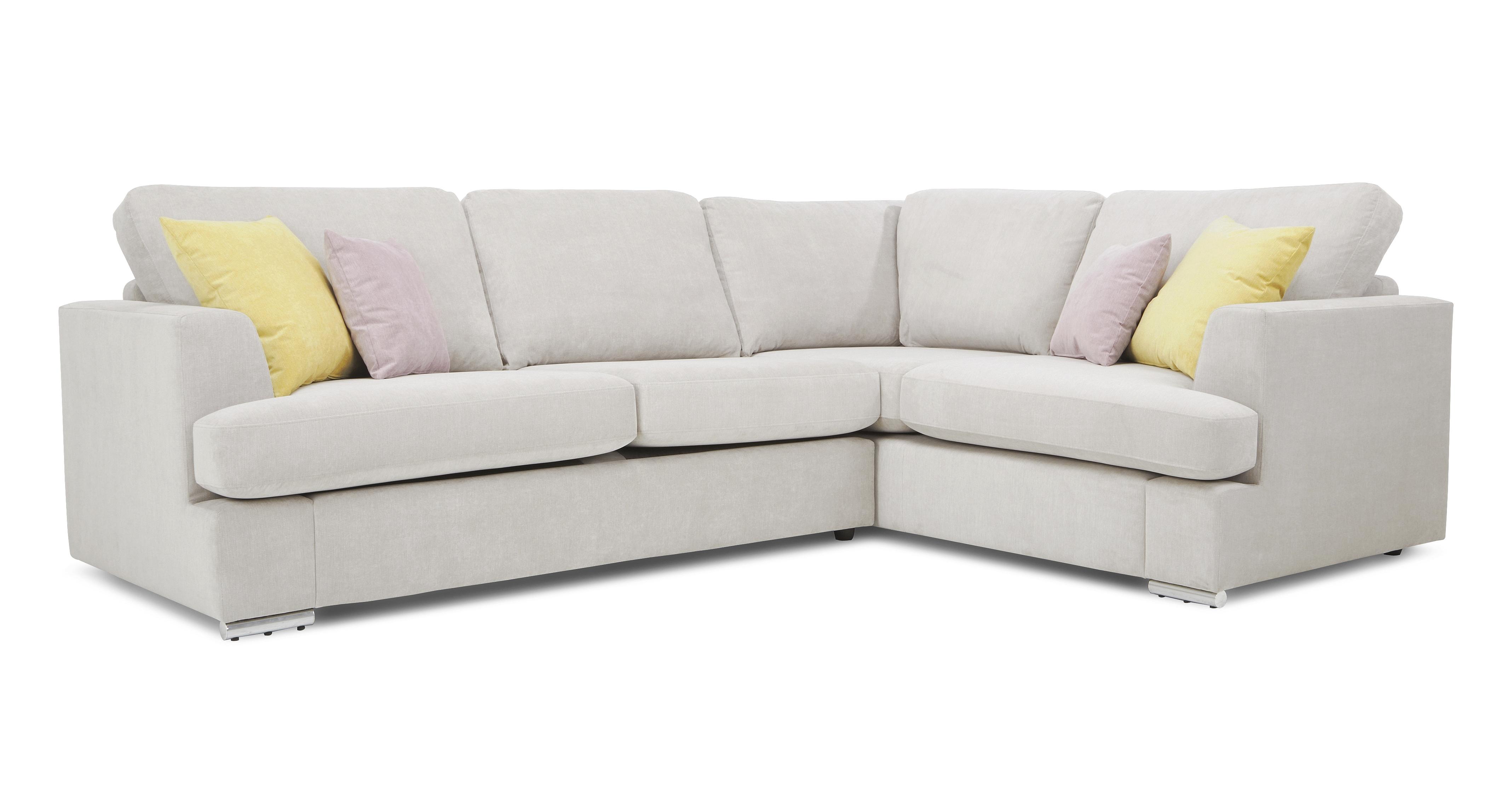 Freya Left Hand Facing 2 Seater Deluxe Corner Sofa Bed | DFS