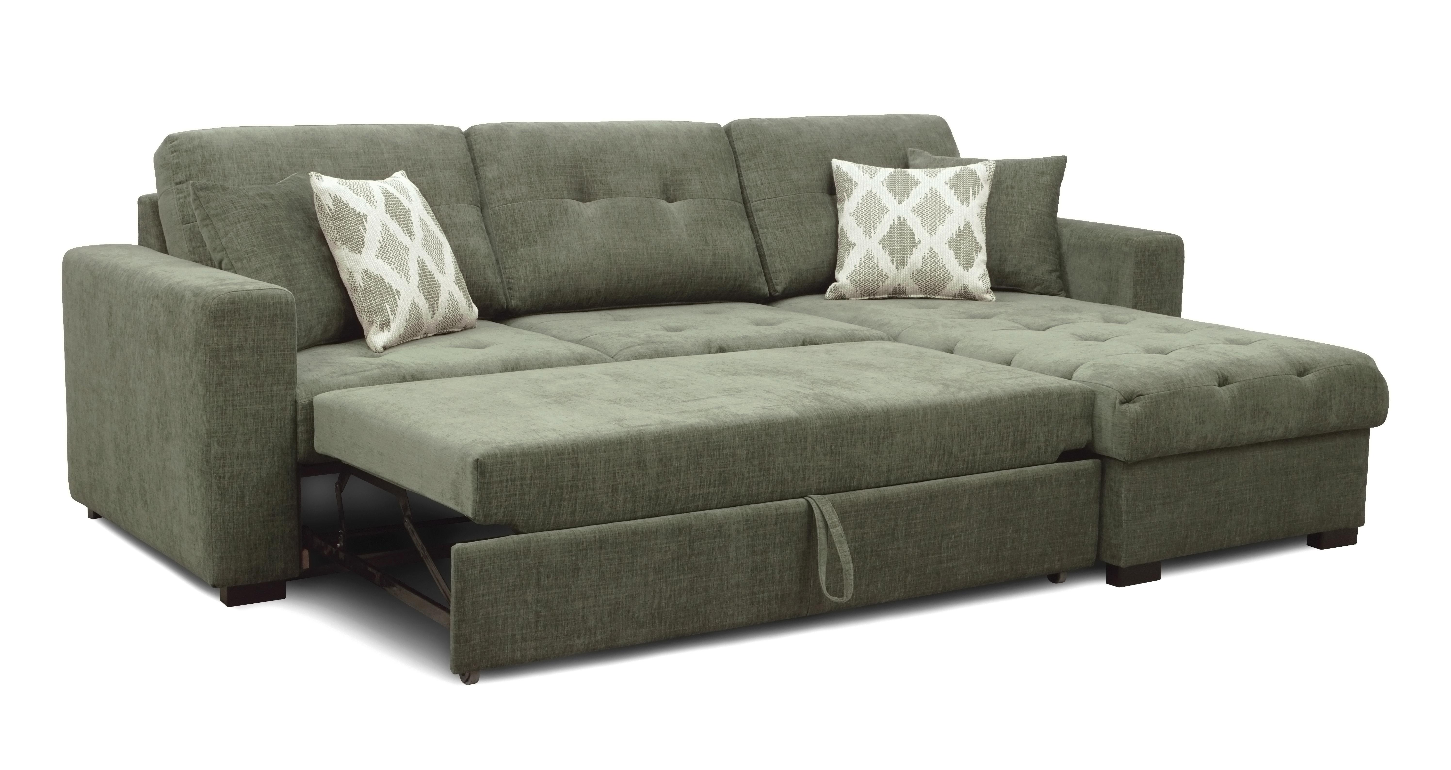 Gather Right Hand Facing Large Storage Chaise Sofa Bed | DFS