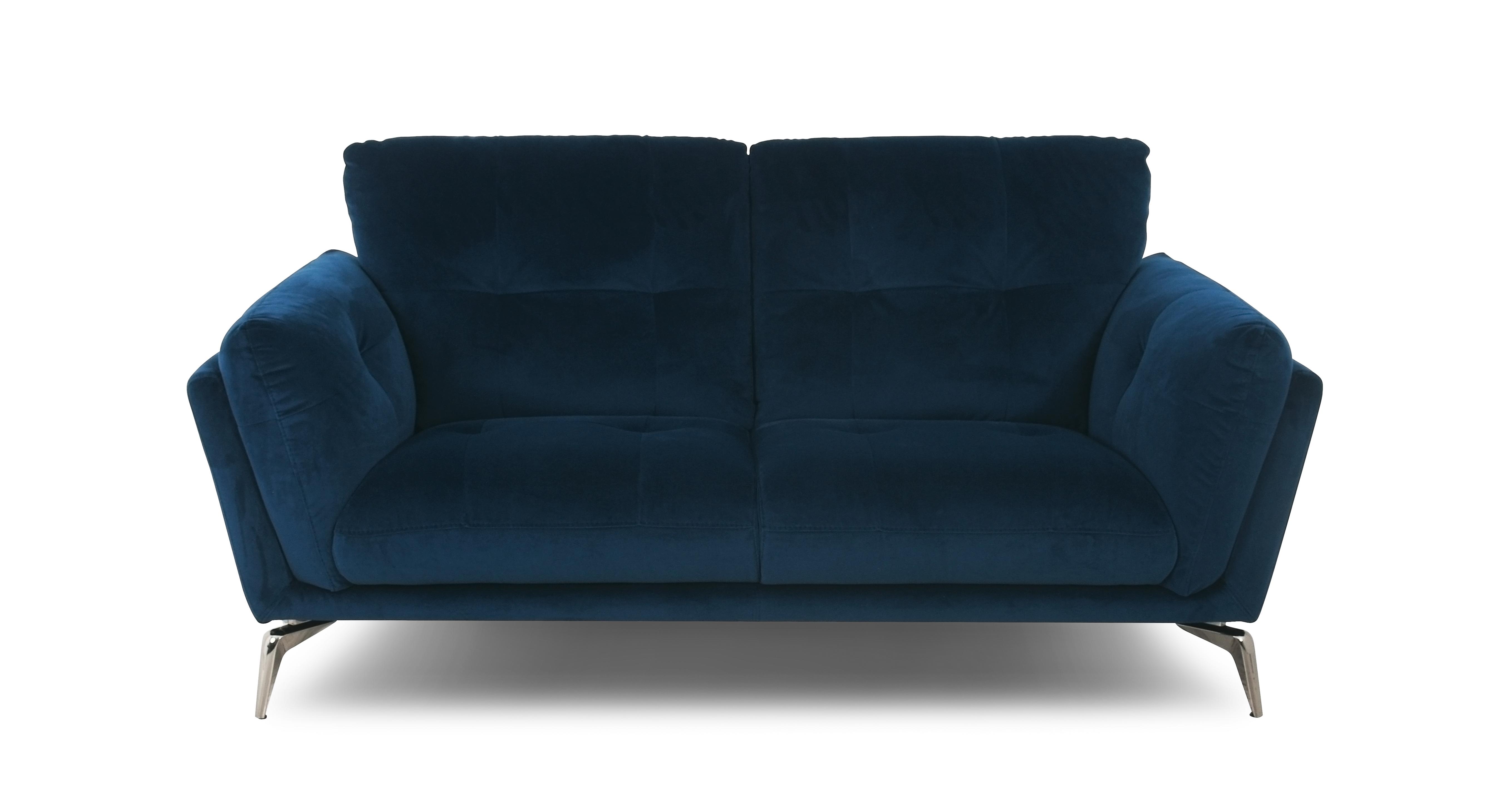 Harlan Velvet 2 Seater Sofa | DFS