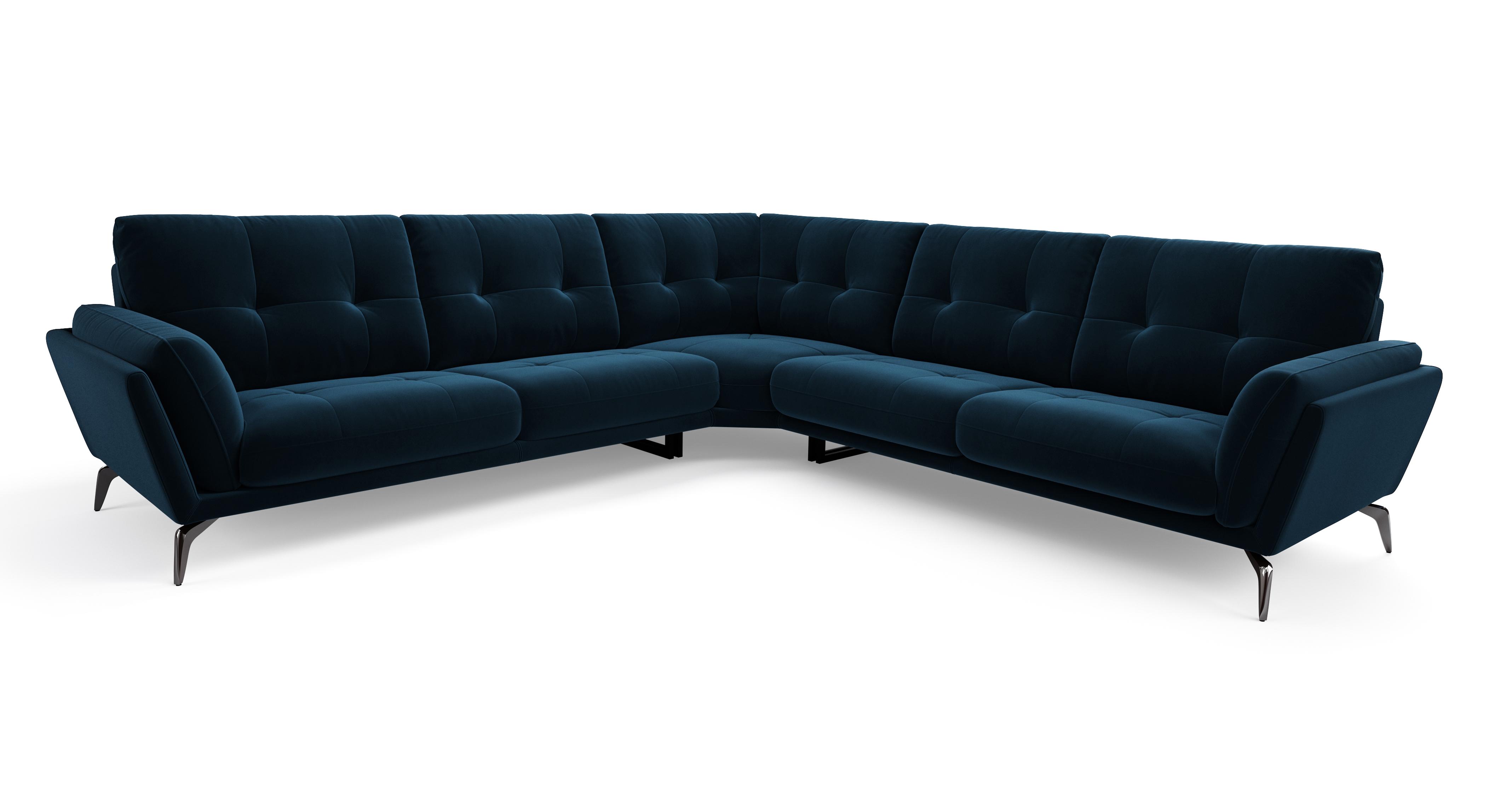 Harlan Velvet 2 Corner 2 | DFS