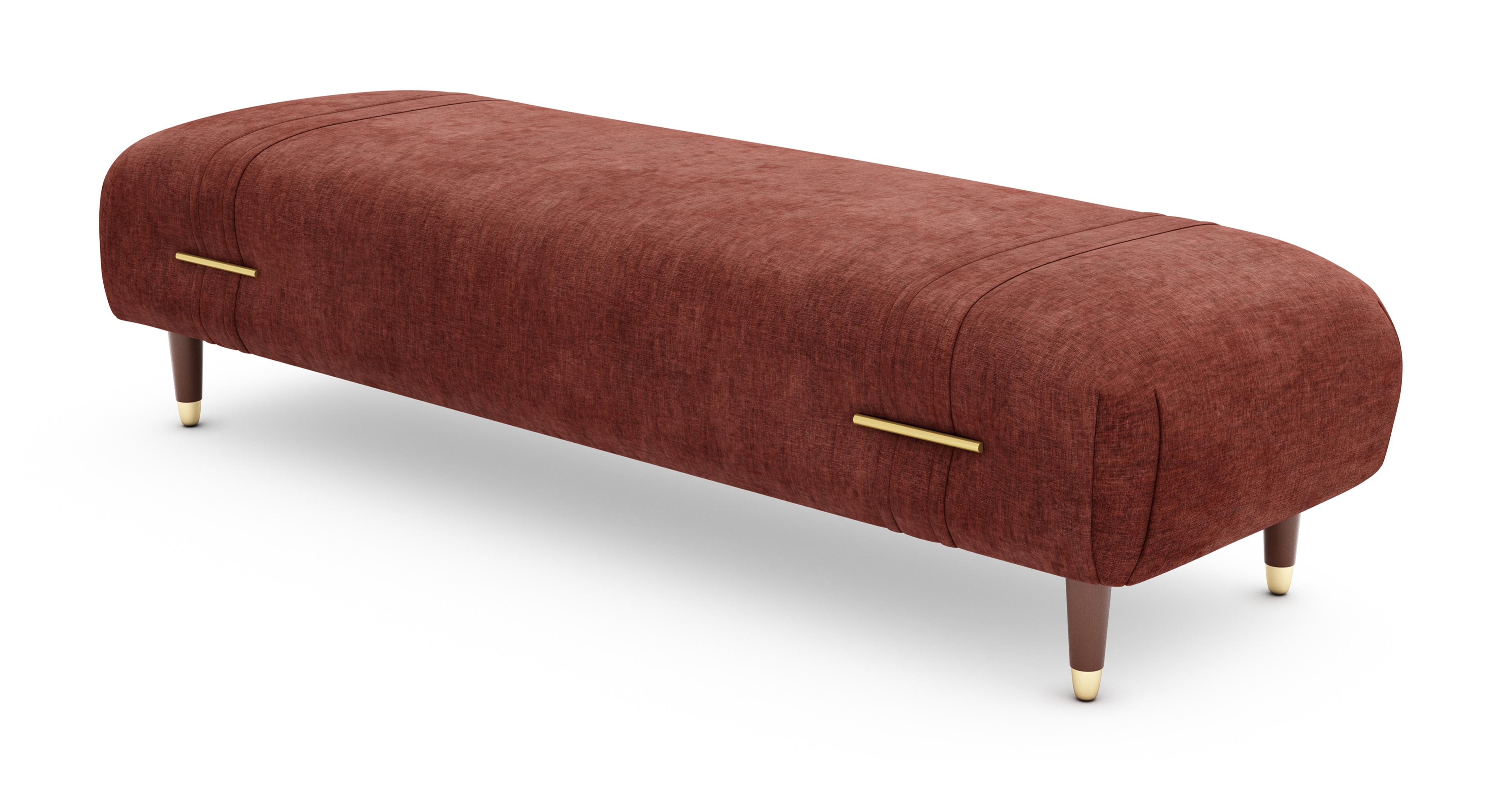 Highgate Chenille Regent Large Bench Footstool | DFS