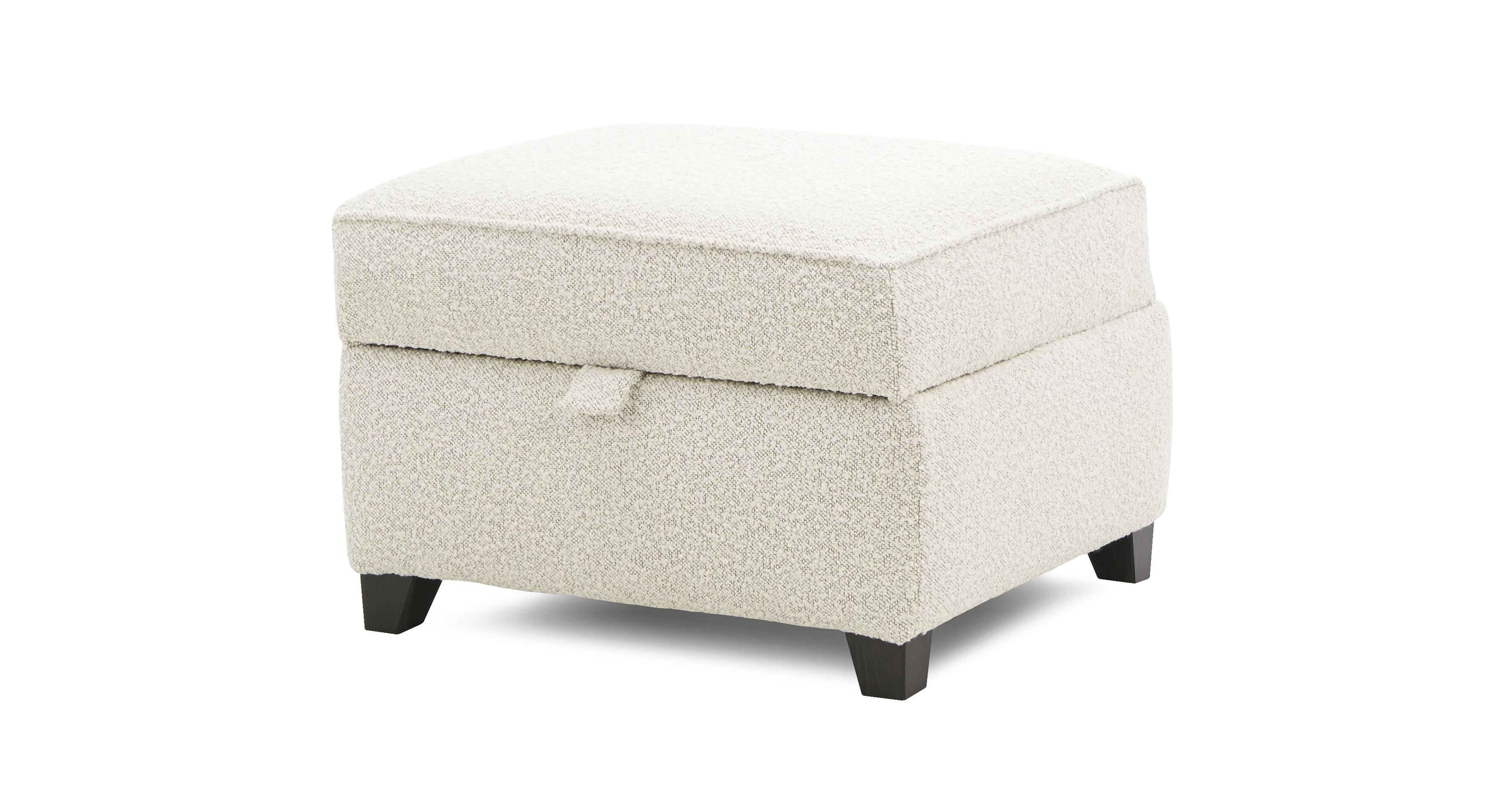 Highgate Boucle Small Storage Footstool | DFS