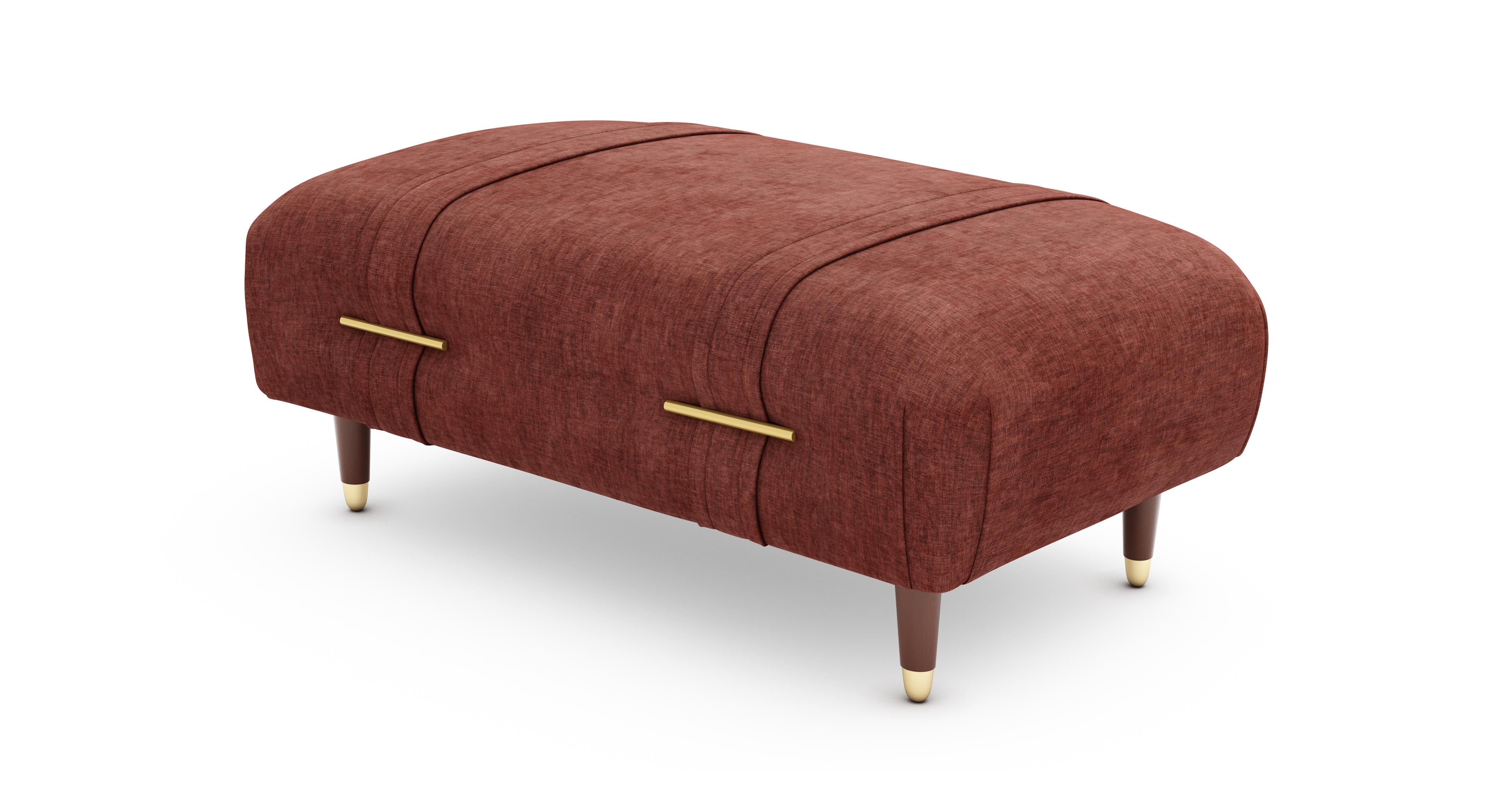 Highgate Chenille Regent Small Bench Footstool | DFS
