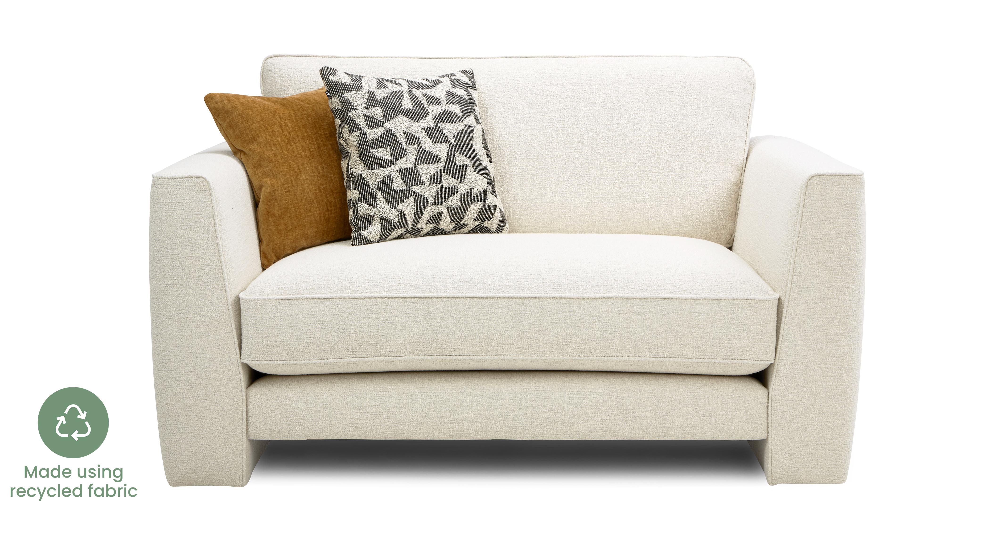 Huxham Boucle Formal Back Cuddler Sofa | DFS