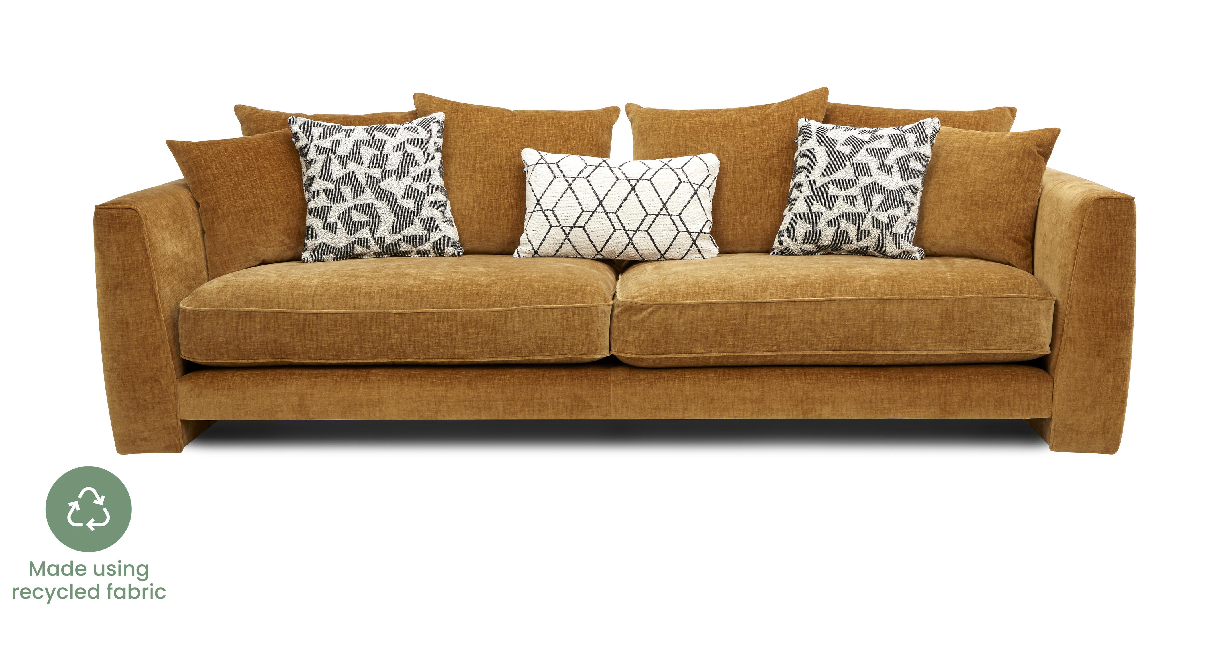 huxham Chenille Pillow Back Grande Sofa