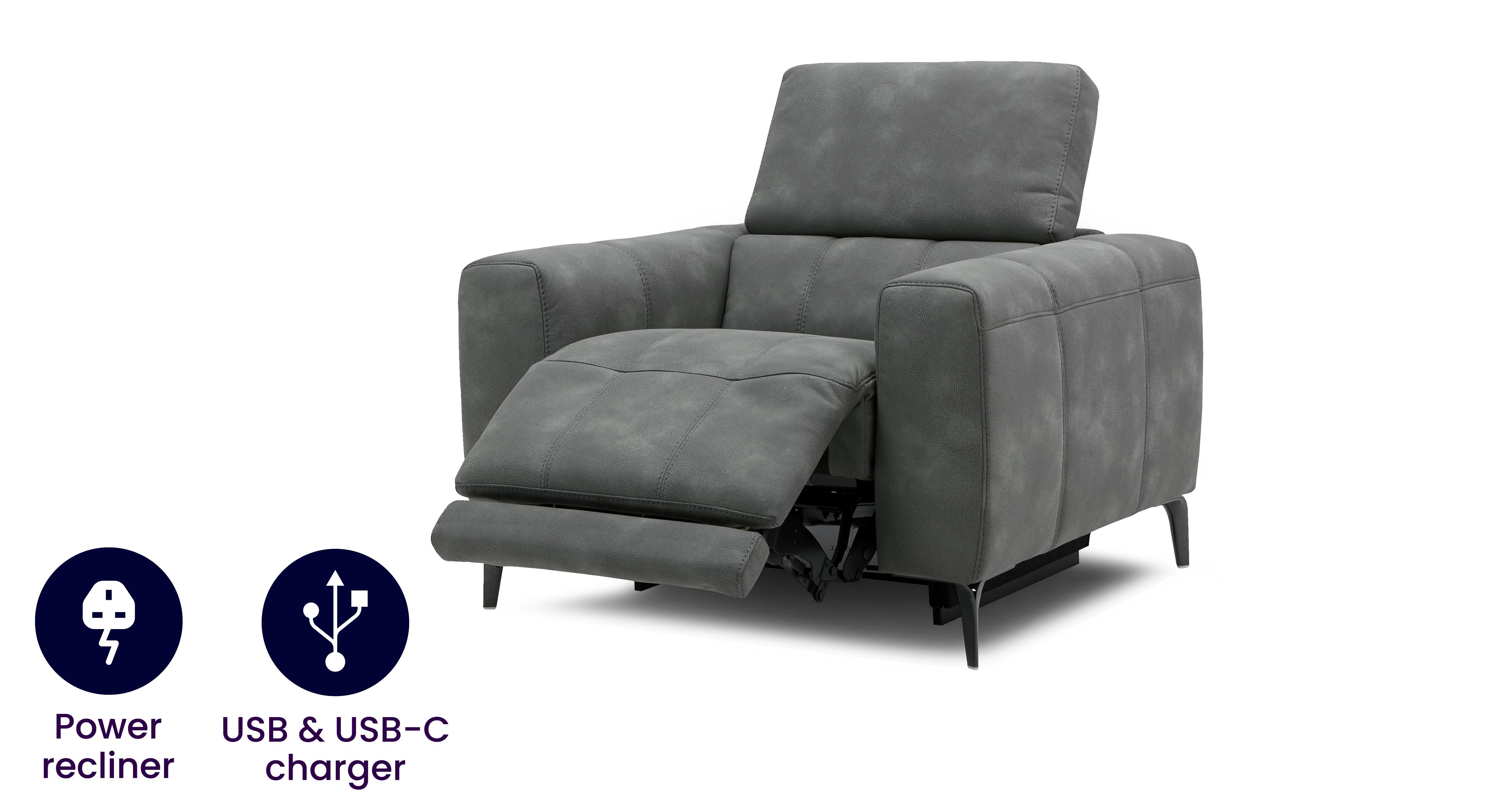 Jagger Power Recliner Chair | DFS