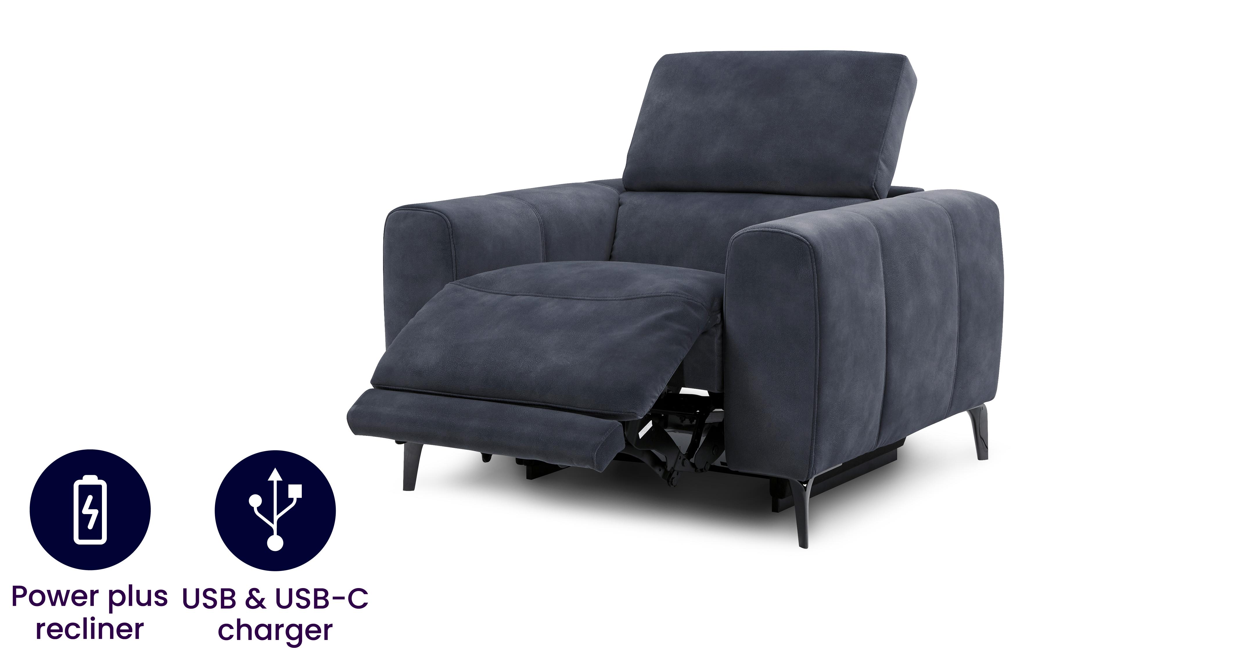 Jagger Power Plus Recliner Chair | DFS