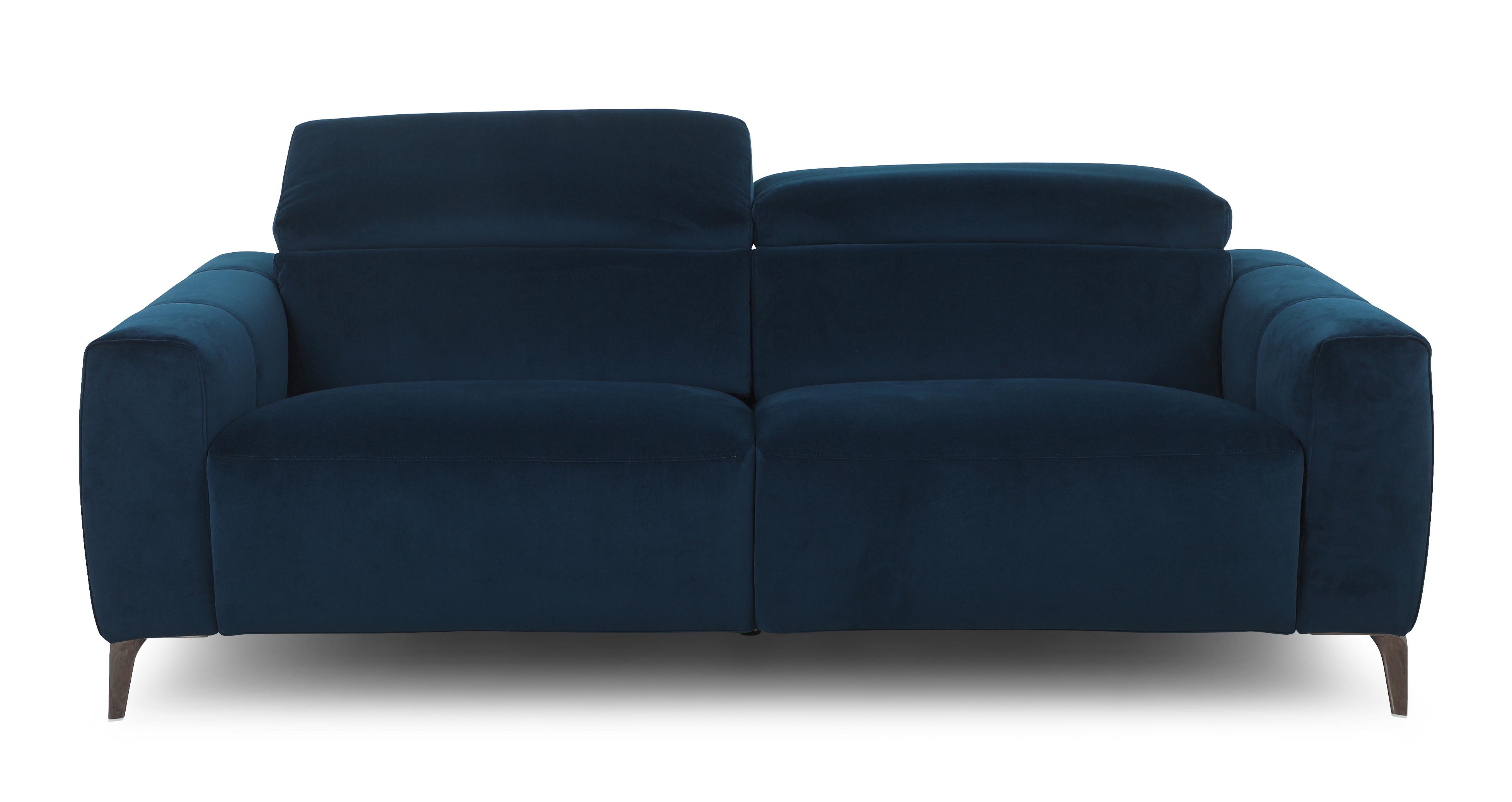 Jagger Fabric Velvet 3 Seater Sofa | DFS