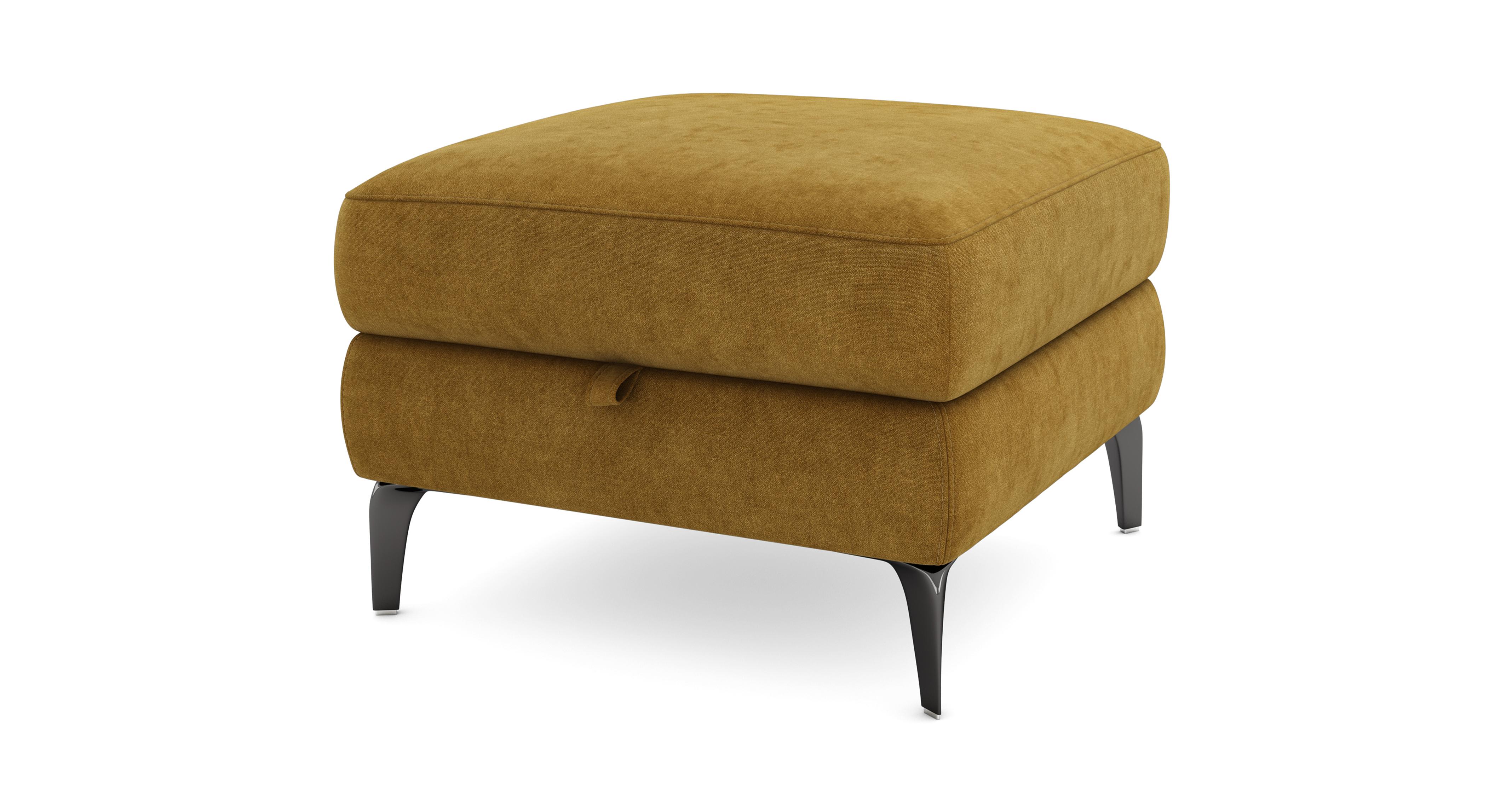 Jagger Fabric Storage Footstool | DFS