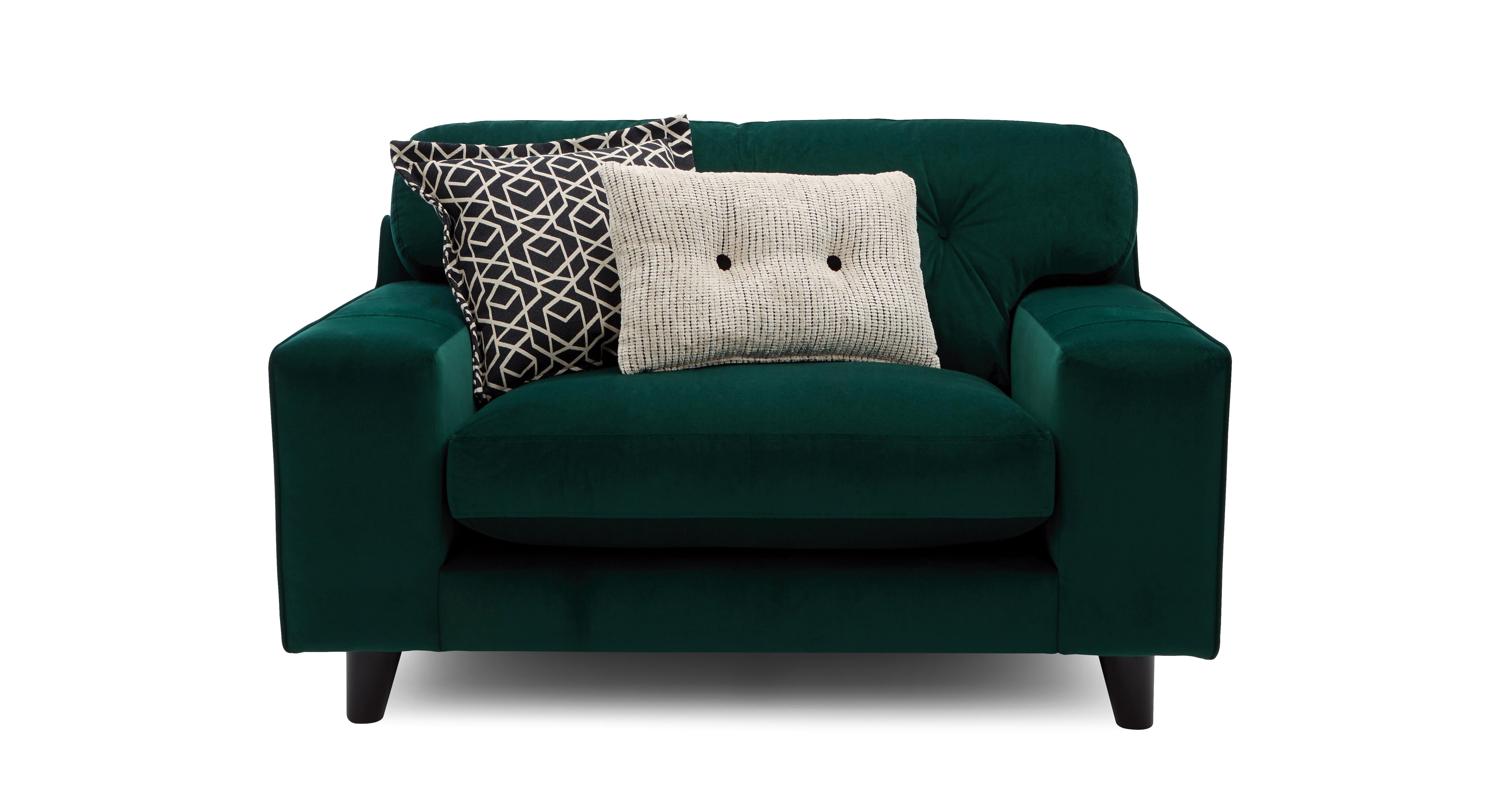 Java Cuddler Charging Sofa Java Velvet | DFS