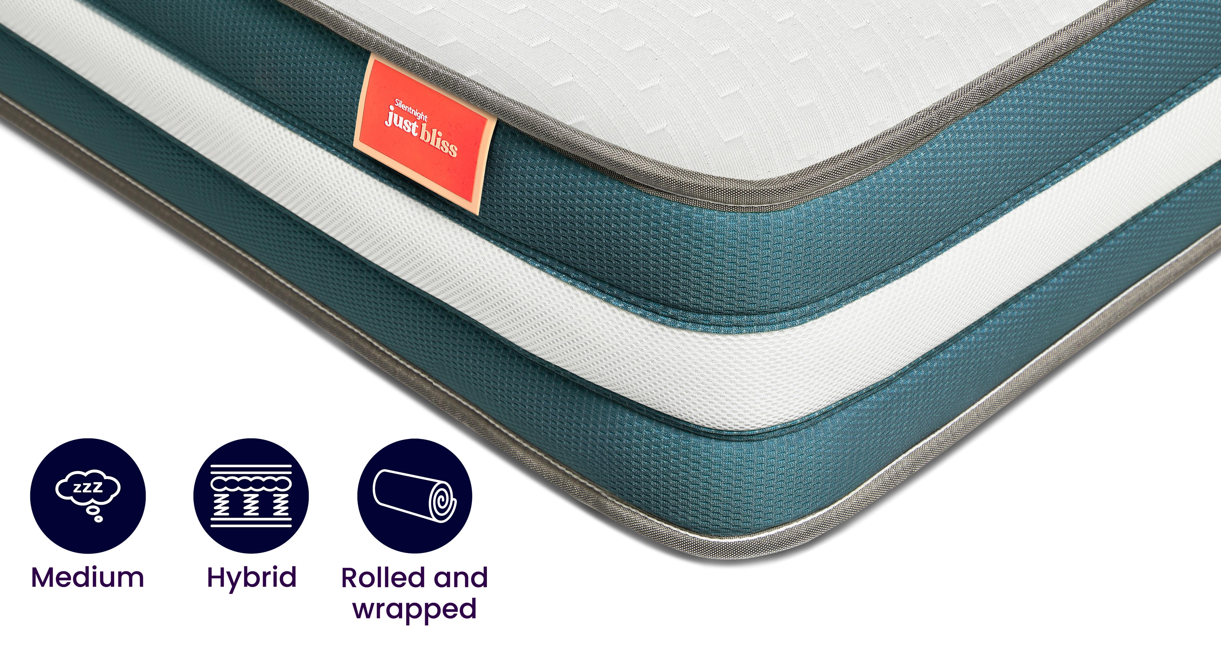 Just Bliss Mattress Double 4 Ft 6 Rolled Mattress | DFS