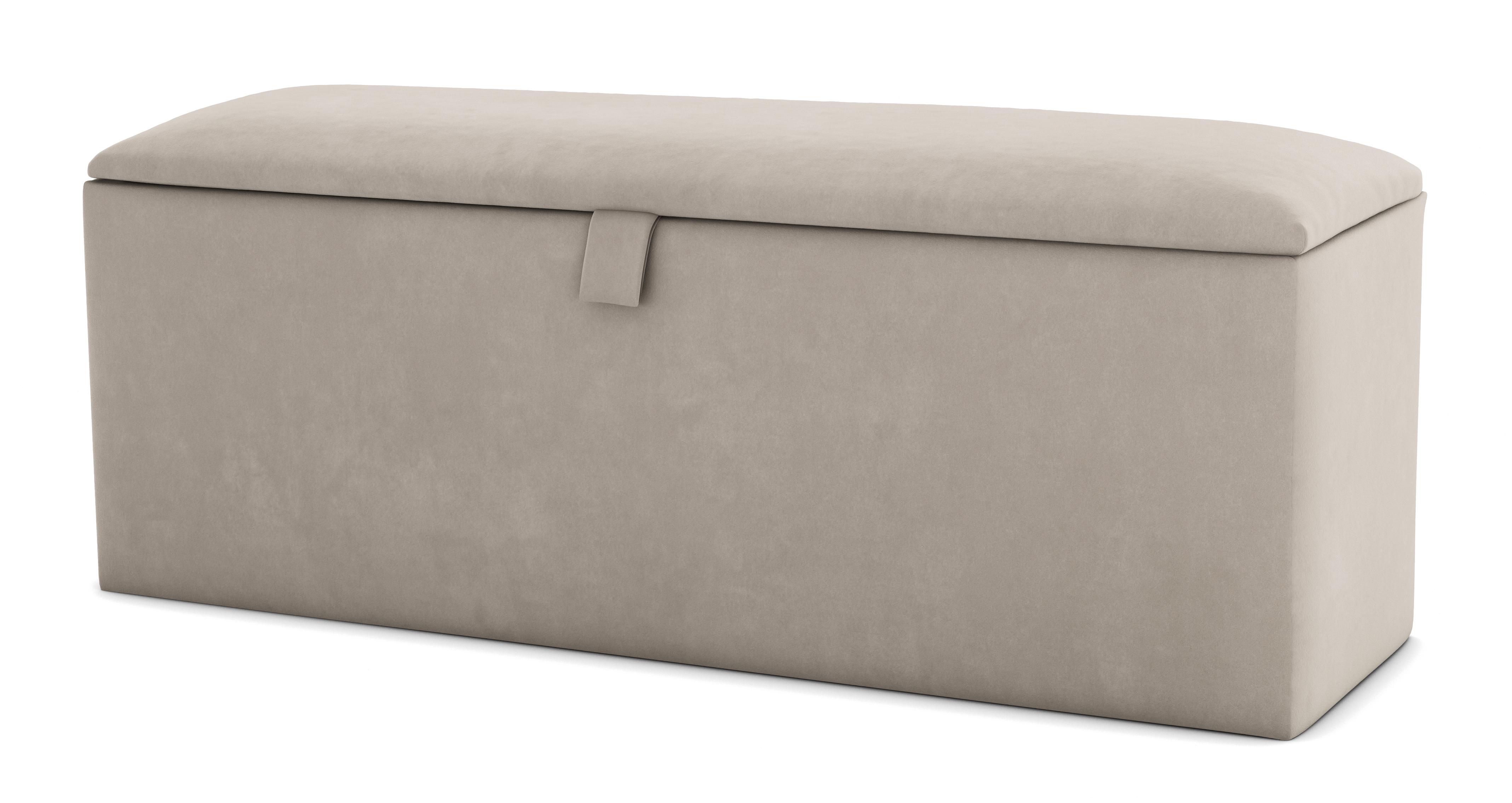 Kaelyn Plain Ottoman | DFS