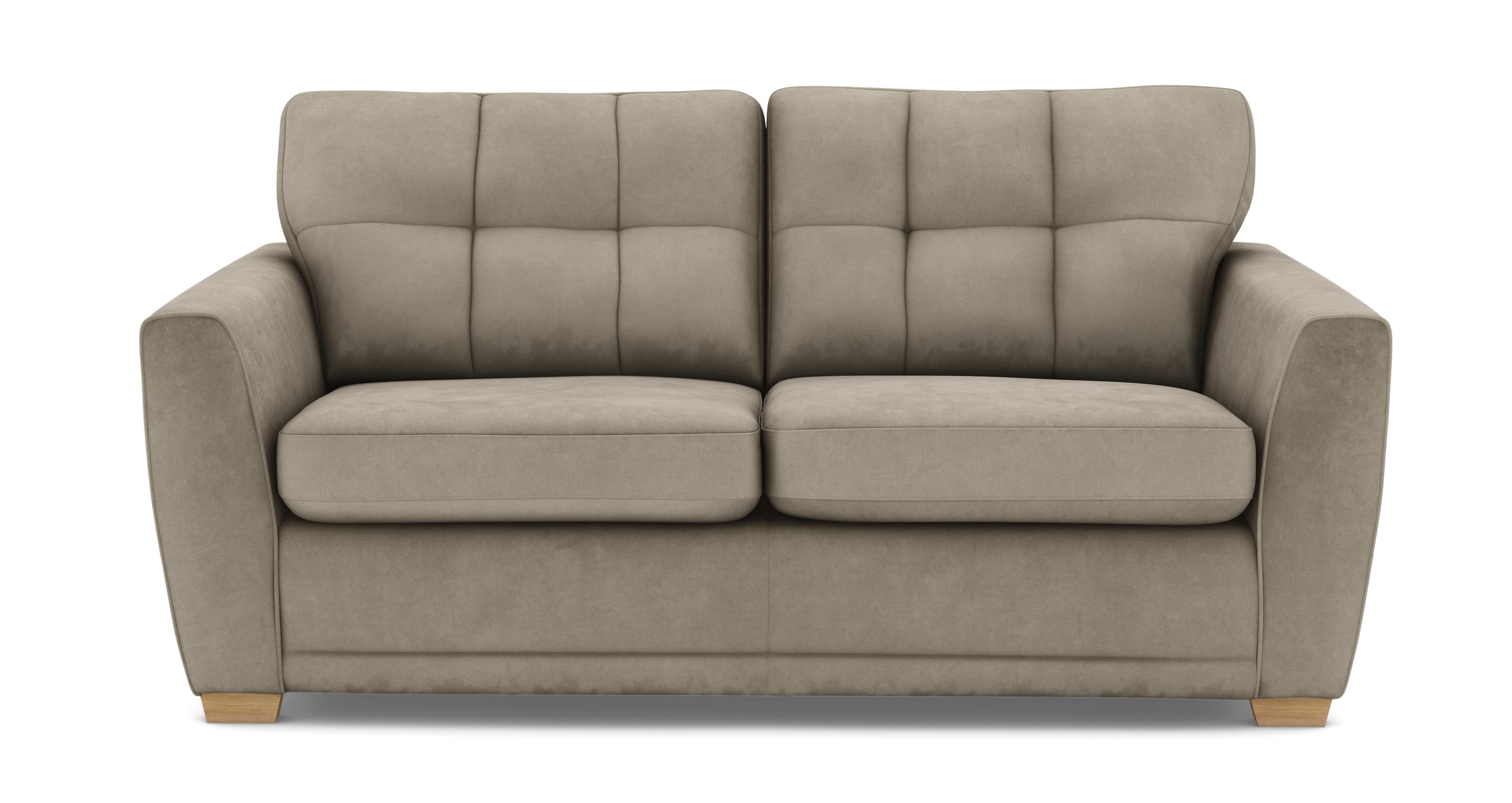 Kian Velvet 3 Seater Sofa Removable Arm | DFS