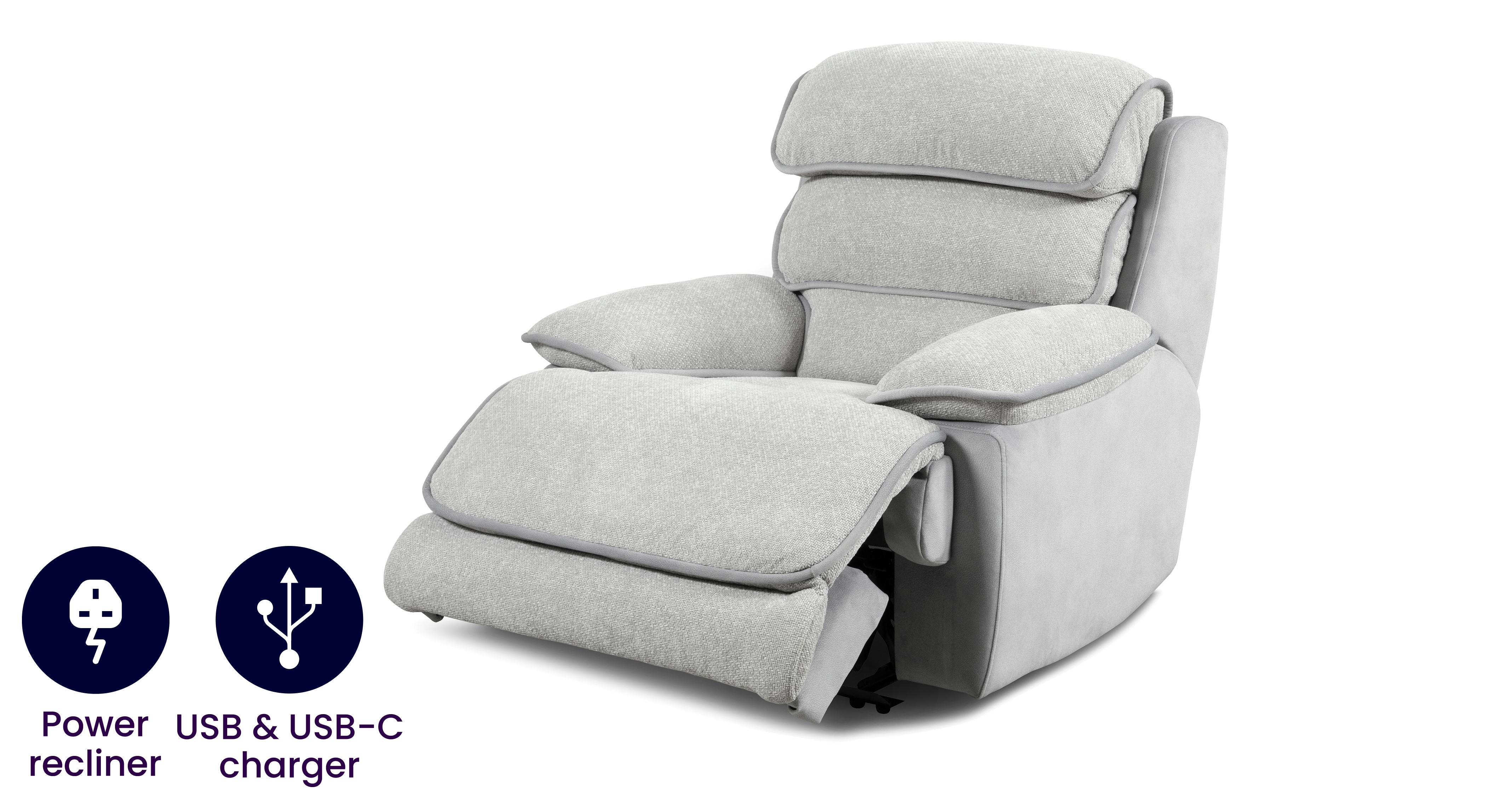 Lakelyn Express Power Recliner Chair | DFS