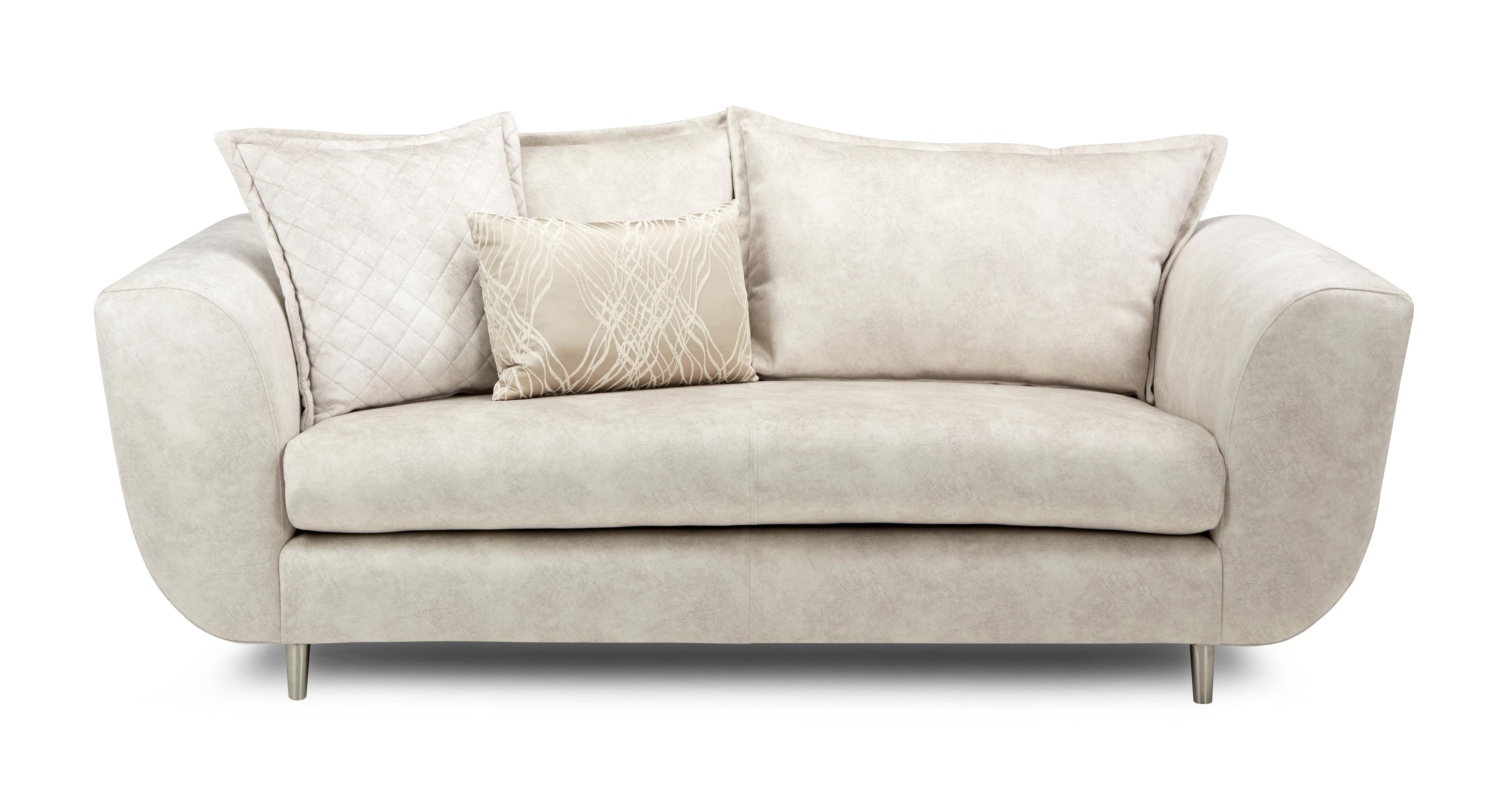 Lavencia No Stud 3 Seater Sofa | DFS