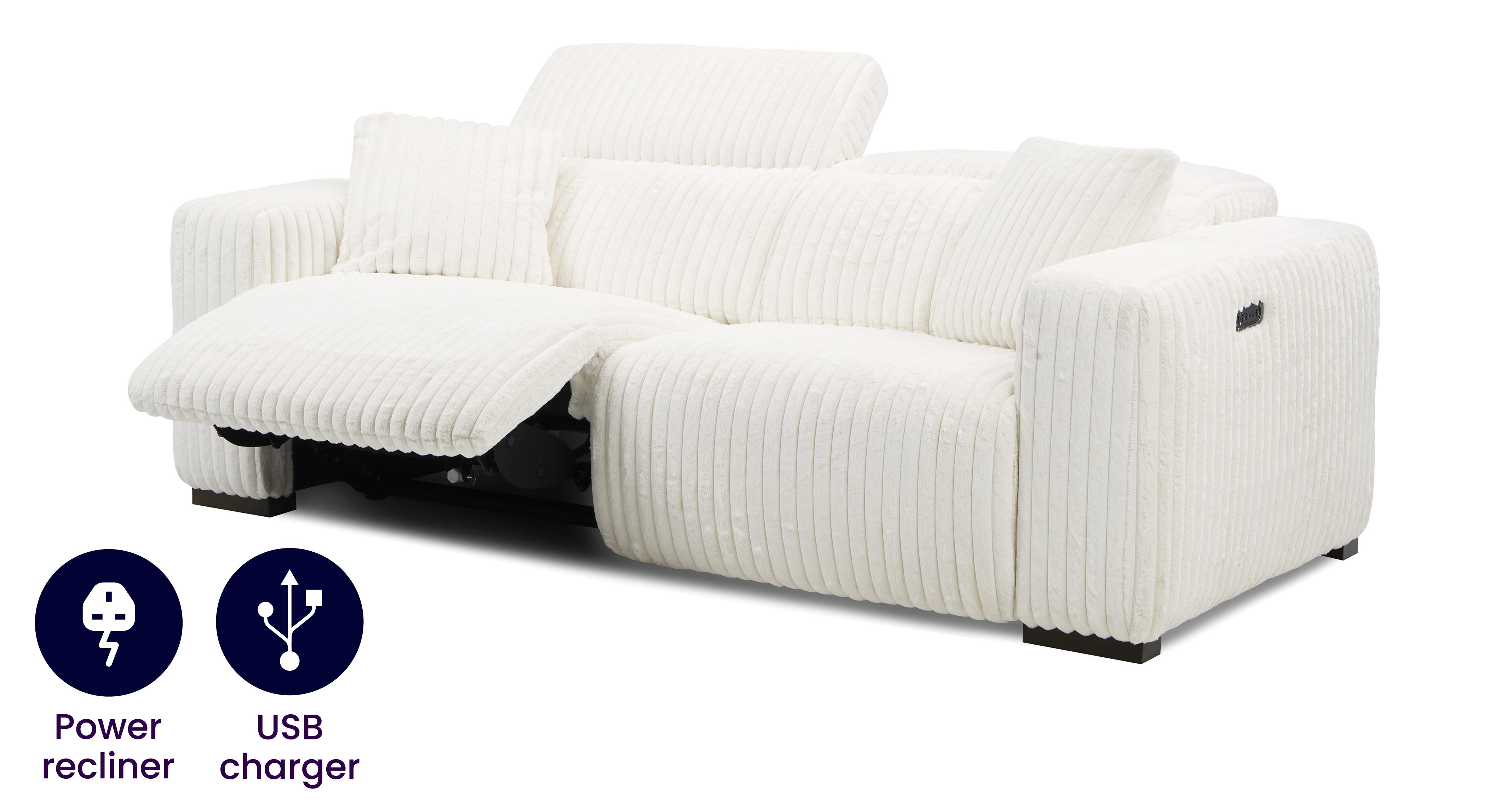 Lavore 3 Seater Power Recliner | DFS