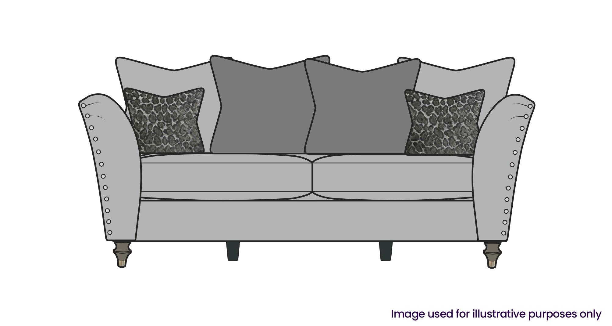 Lawrie Pillow Back 3 Seater Sofa | DFS