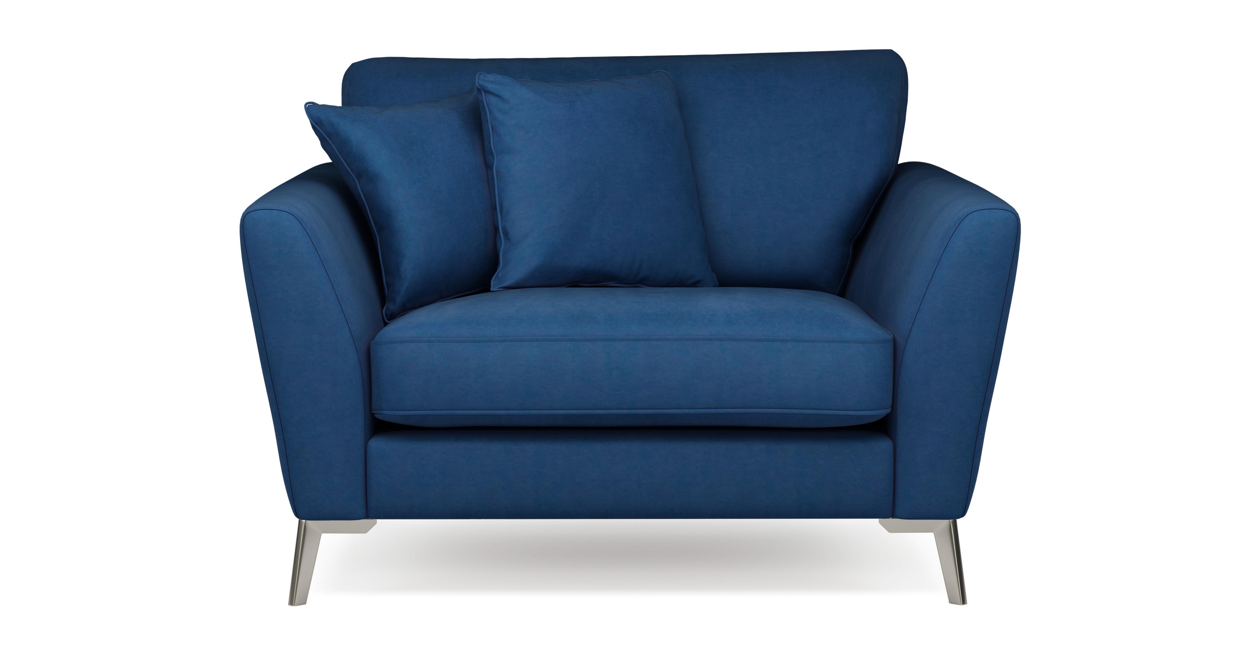 Libby Velvet Cuddler Sofa | DFS