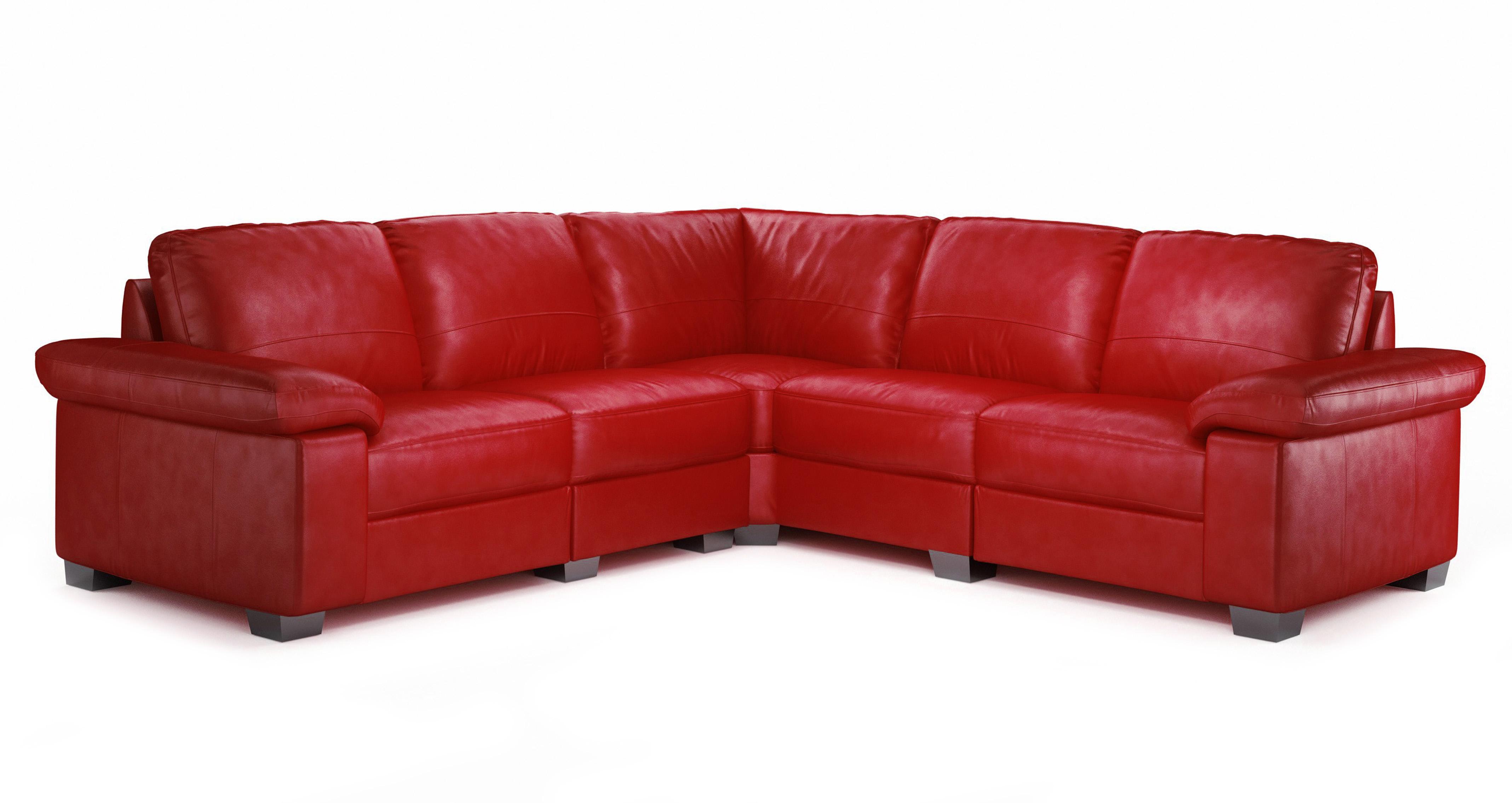Dark red couch store