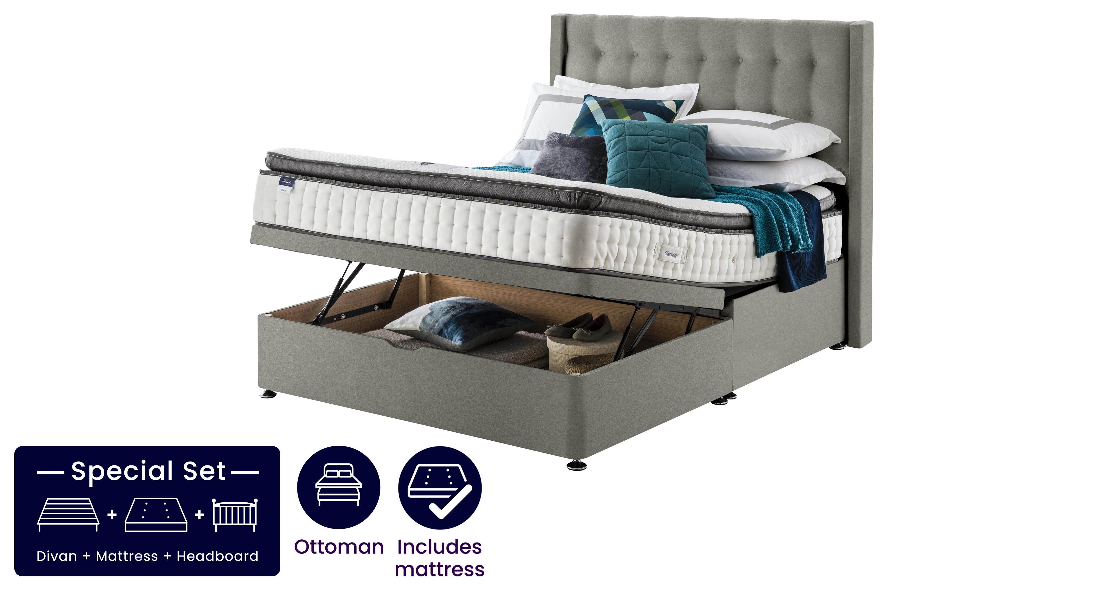 Litcham Double Ottoman Set Geltex | DFS