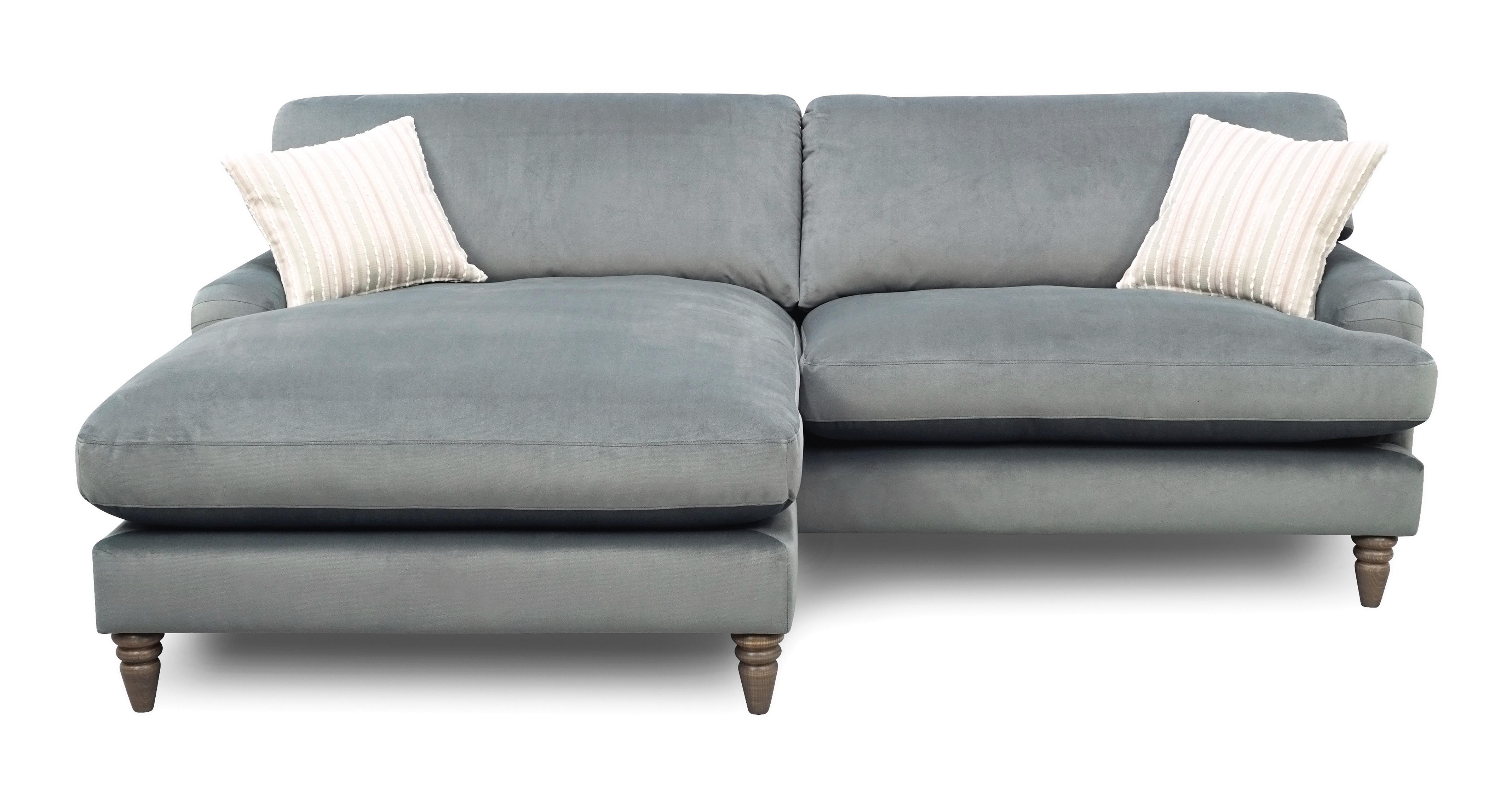 Livie Velvet 4 Seater Lounger | DFS