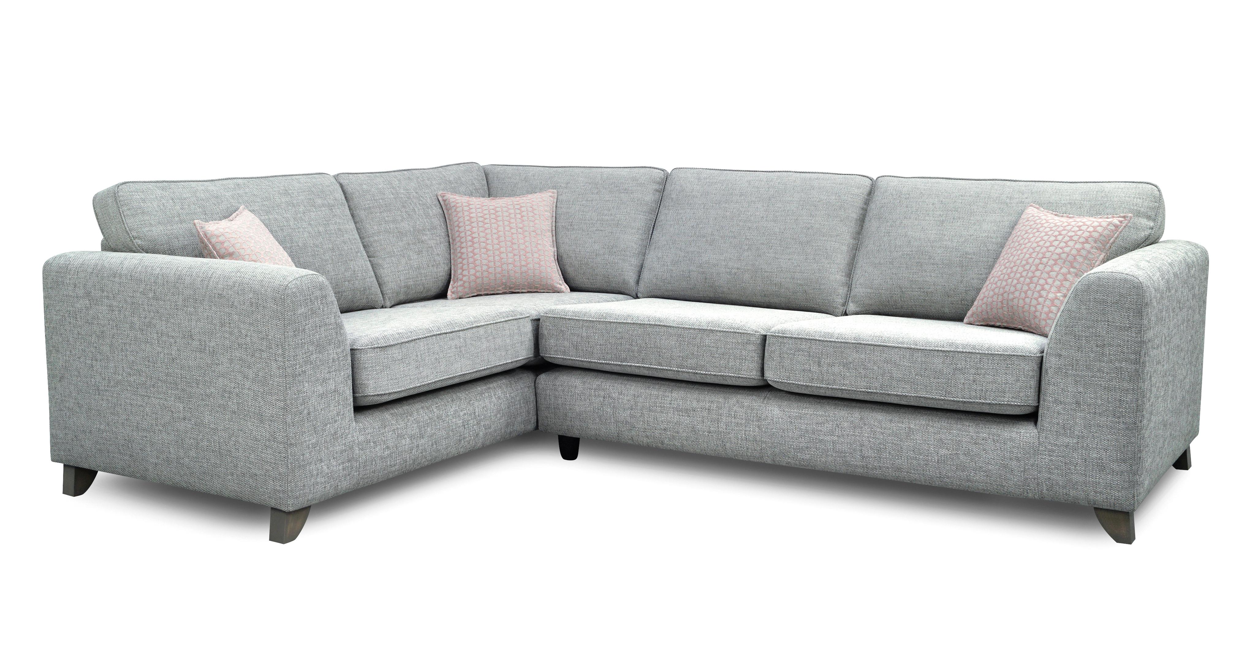 Lorella Formal Back Right Hand Facing 3 Seater Corner Sofa | DFS