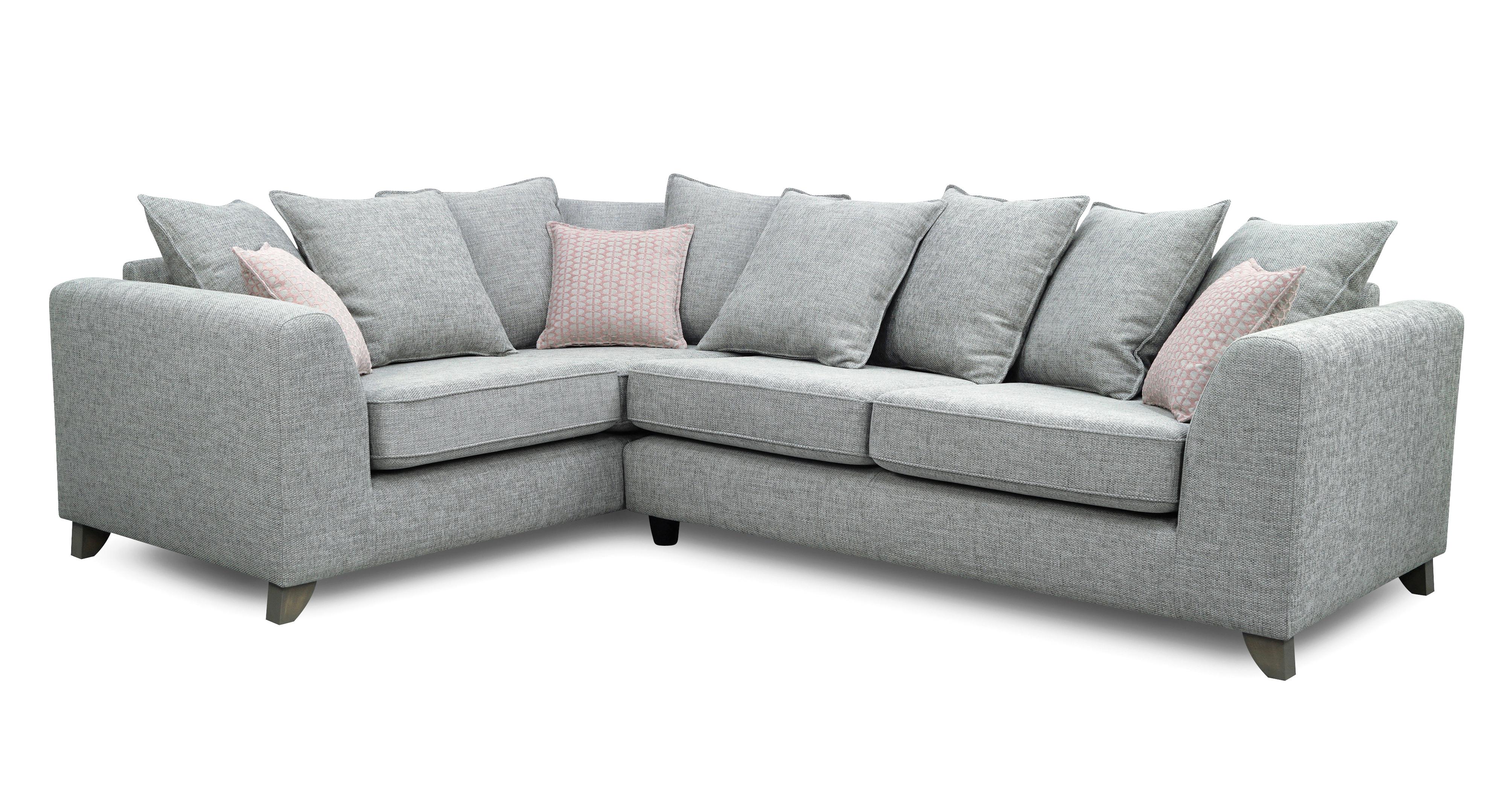 Lorella Pillow Back Right Hand Facing 3 Seater Corner Sofa | DFS