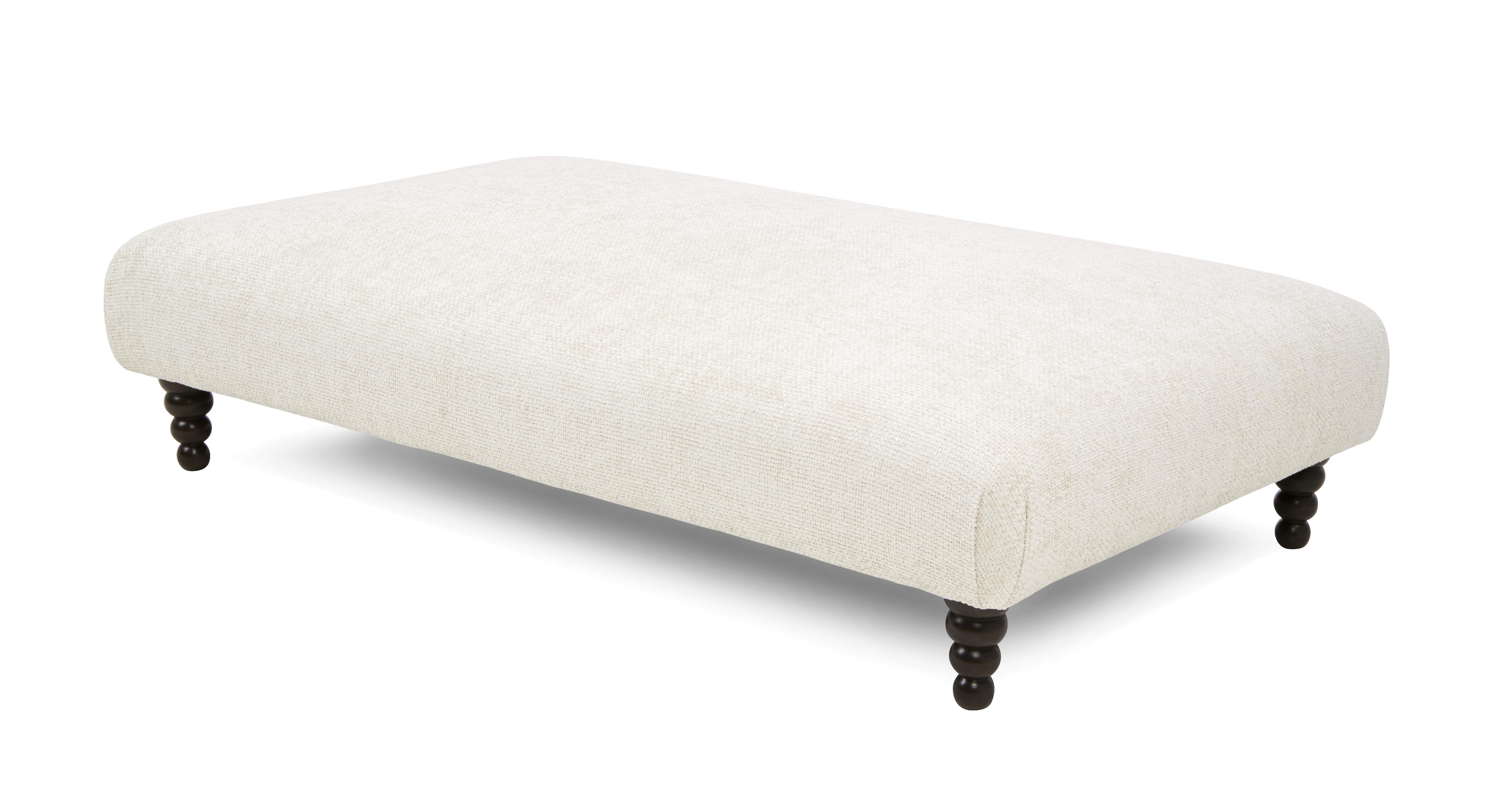 Lorenza Large Plain Footstool | DFS