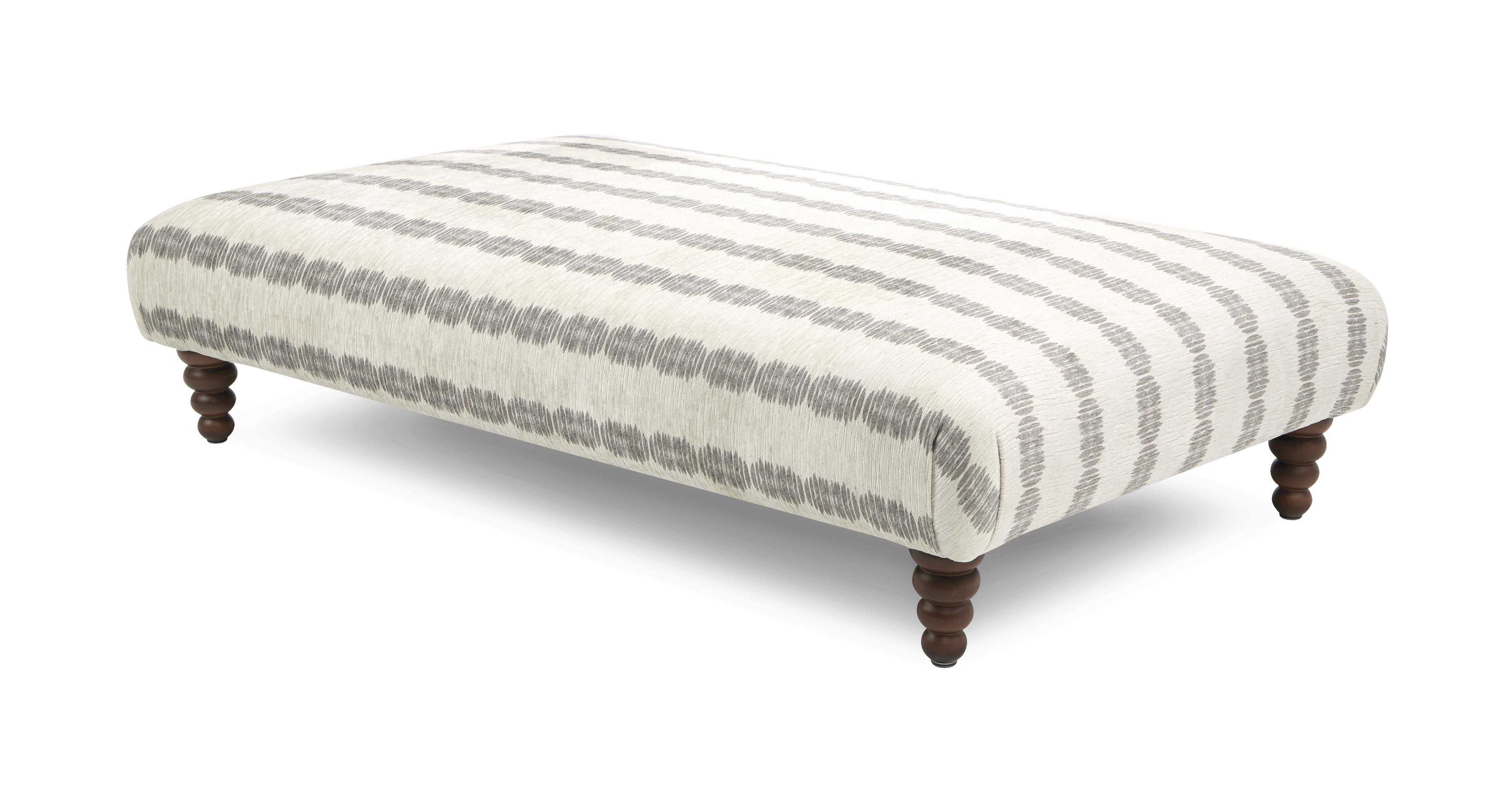 Lorenza Large Pattern Footstool | DFS