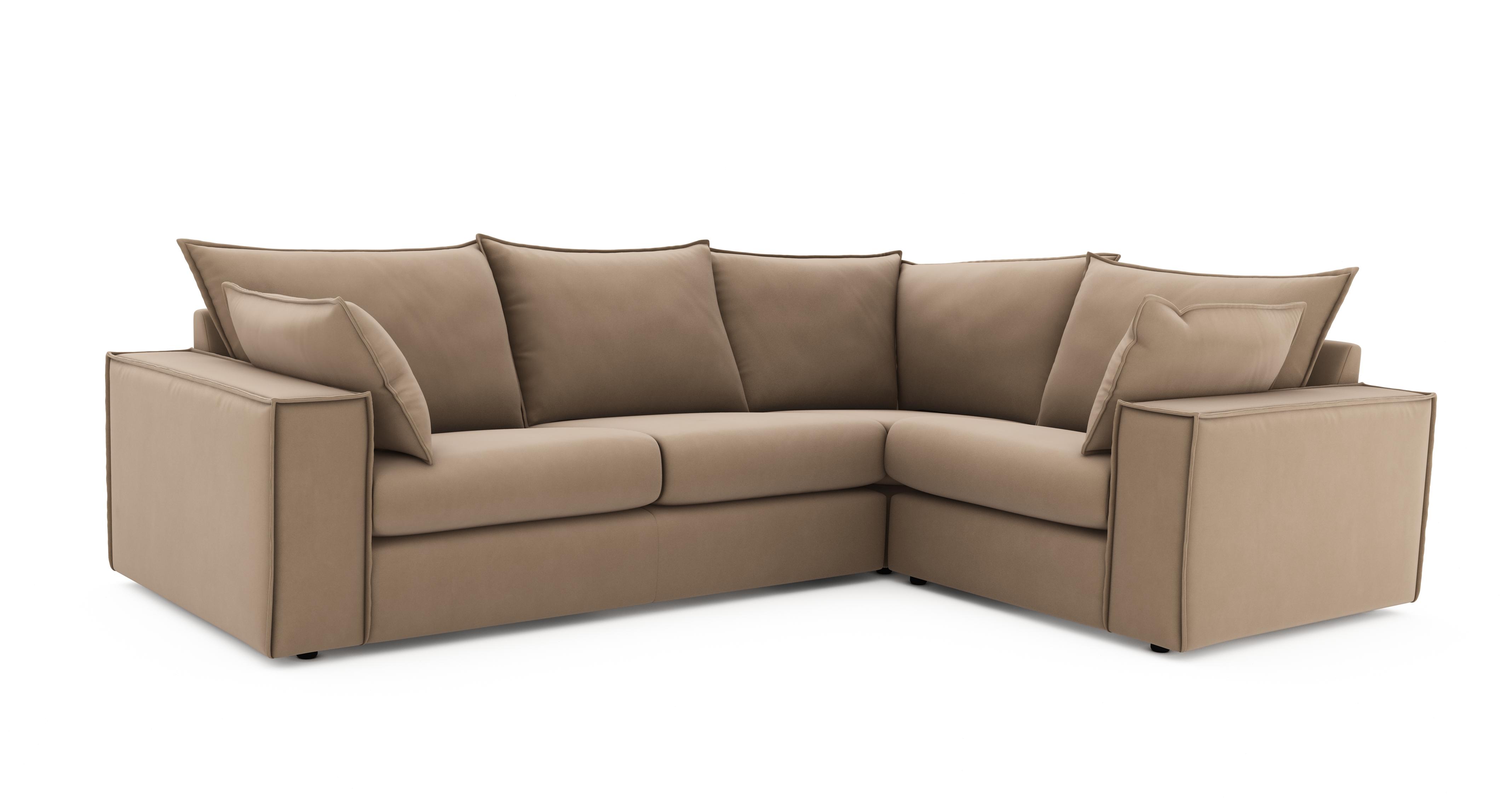 Lovise Velvet Left Hand Facing 3 Corner 1 | DFS