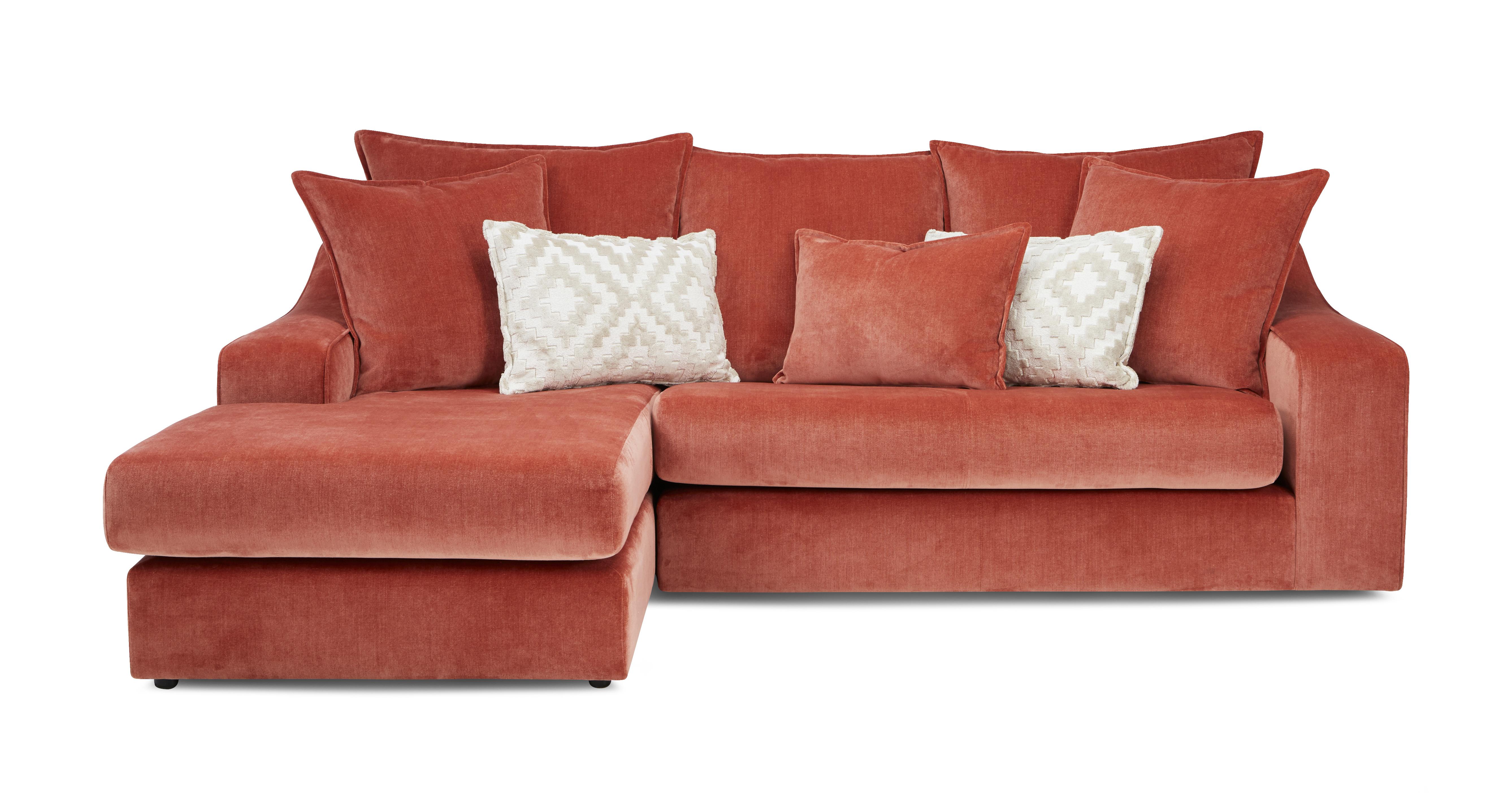 Maura Left Hand Facing Small Chaise Sofa | DFS
