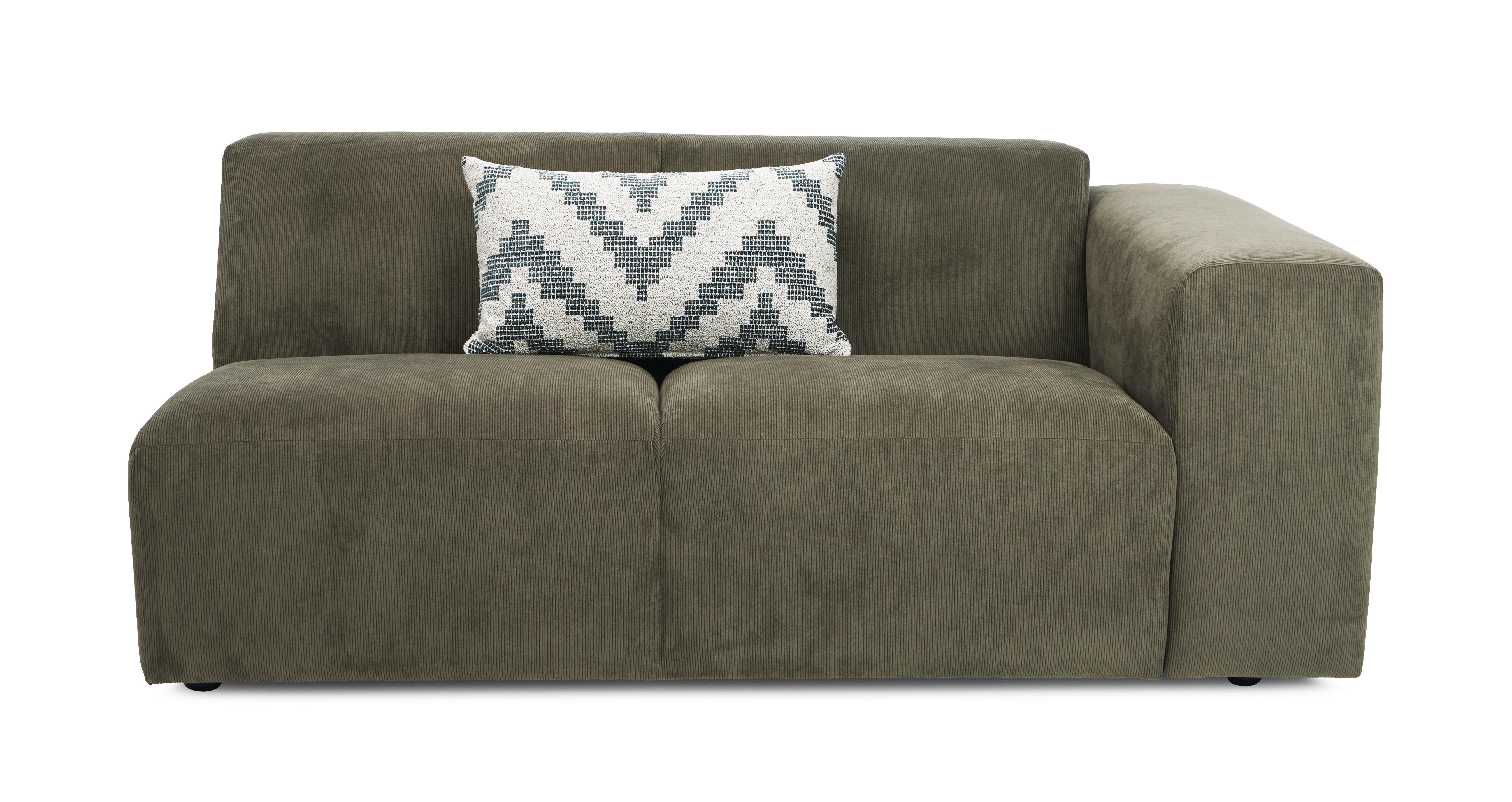 Milani Right Hand Facing 1 Arm 2 Seat Unit | DFS