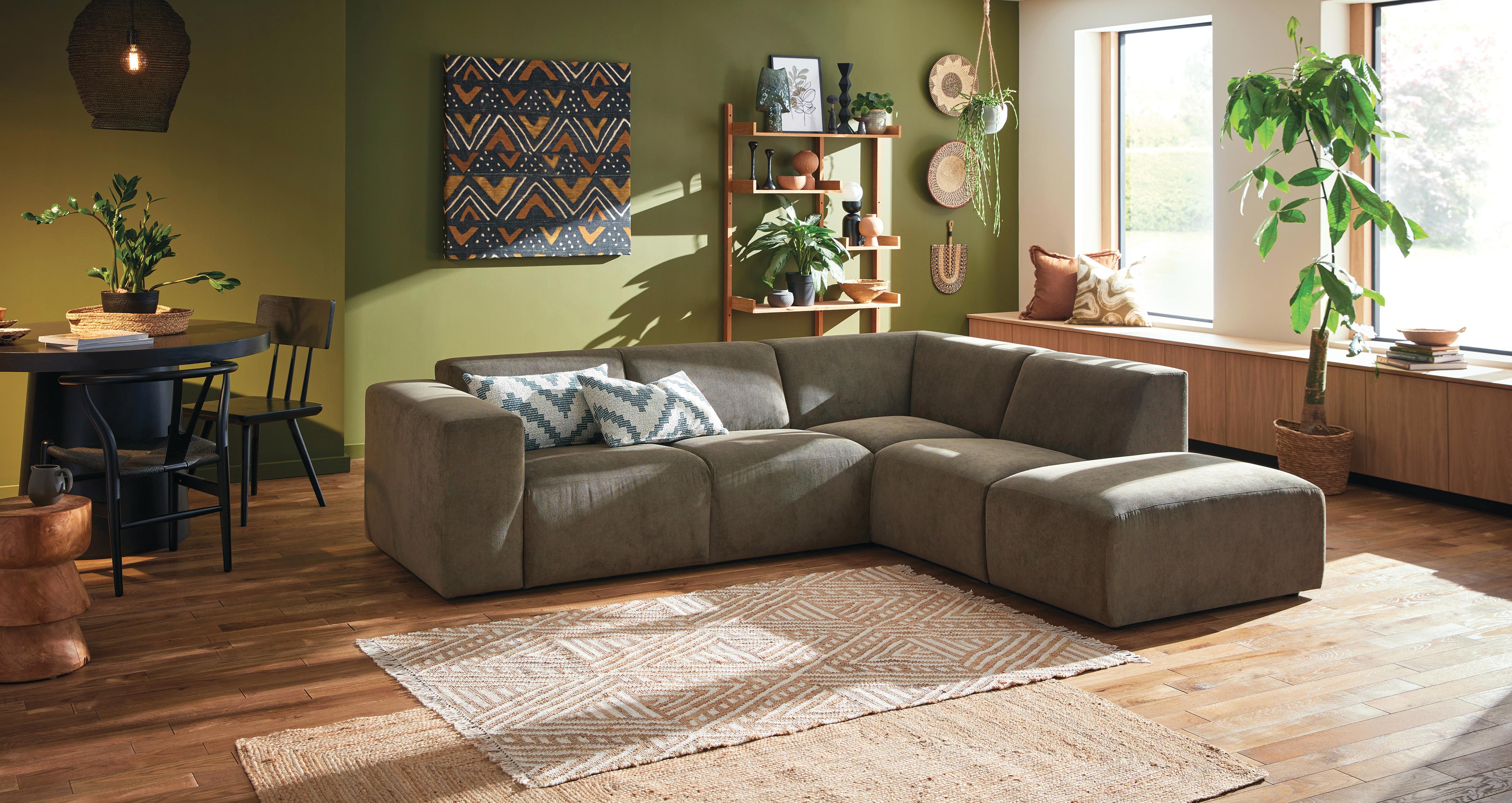 Milani Left Hand Facing 4 Piece Corner Sofa | DFS