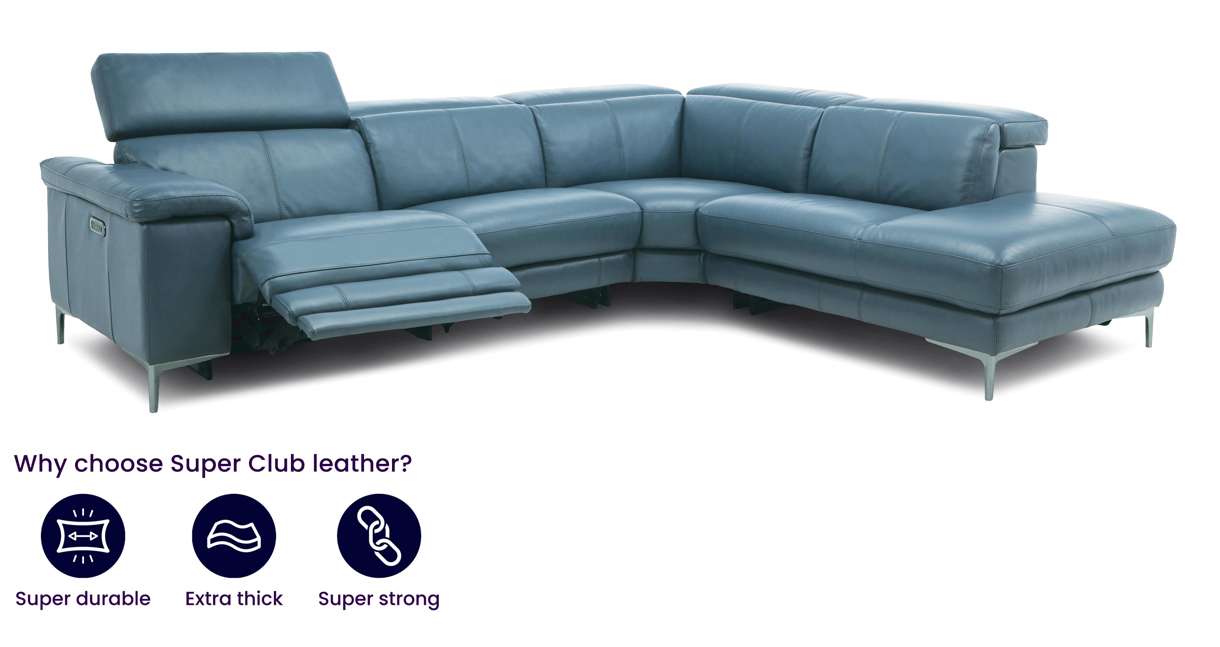 Milano Option A Left Hand Facing Arm 3 Piece Power Corner | DFS