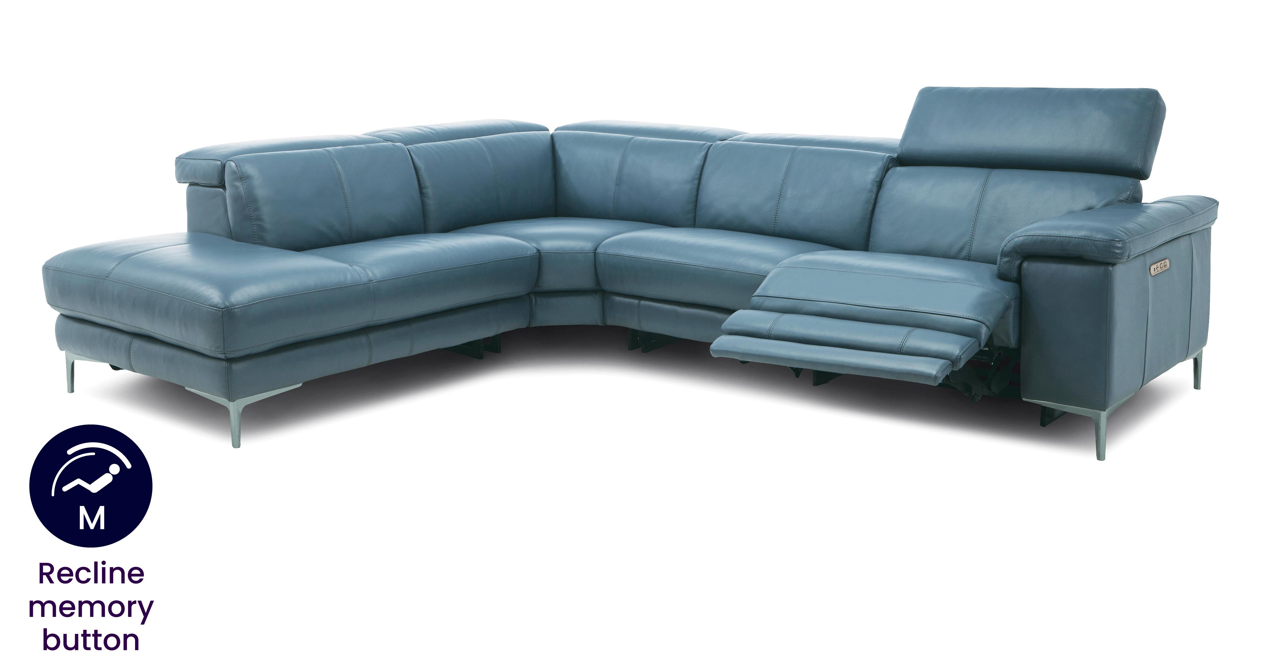 Milano Option L Right Hand Facing Arm 3 Piece Power Memory Corner | DFS