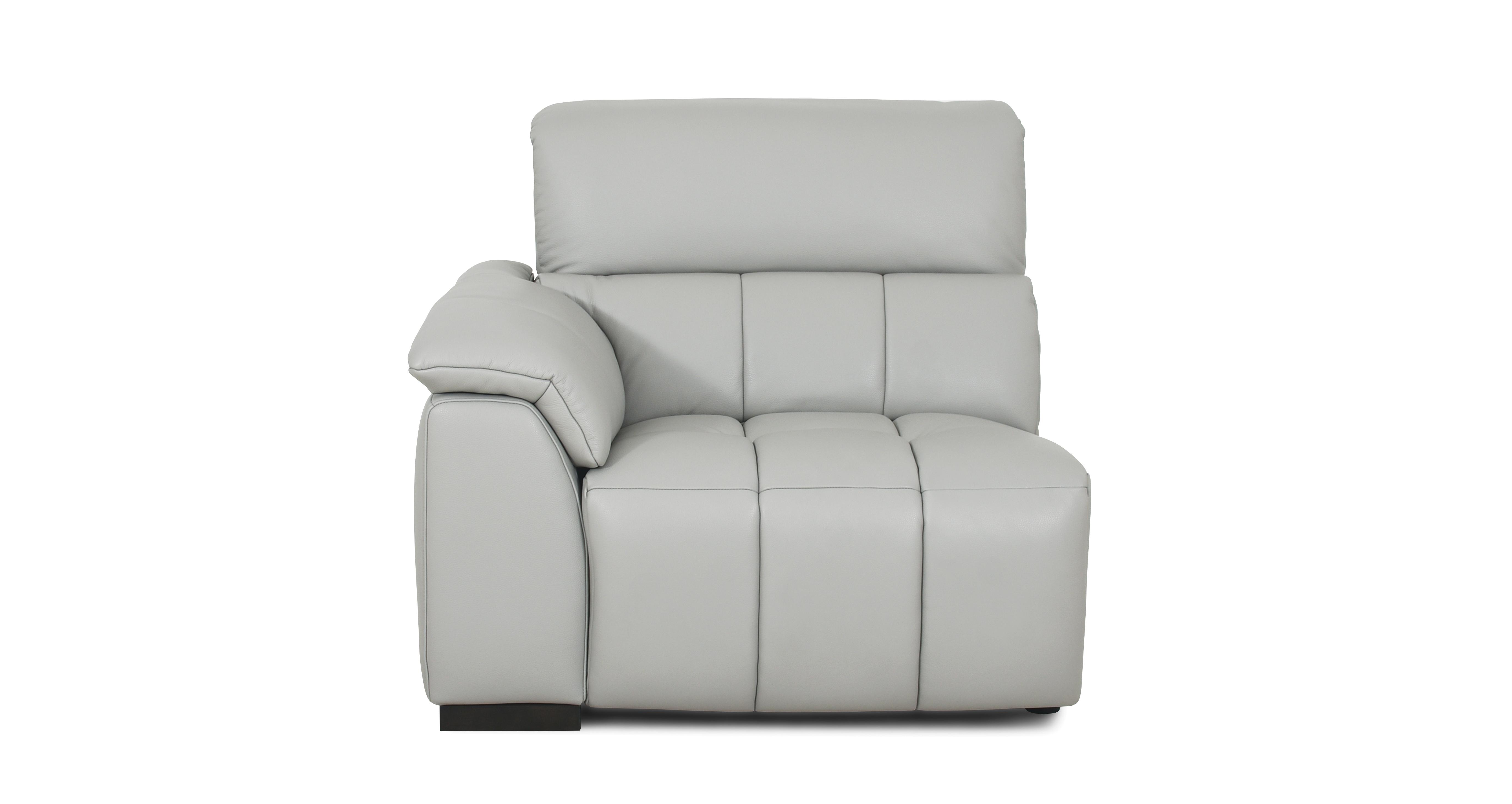 Montebello Leather Left Hand Facing Arm 1 Seat Fixed Unit | DFS