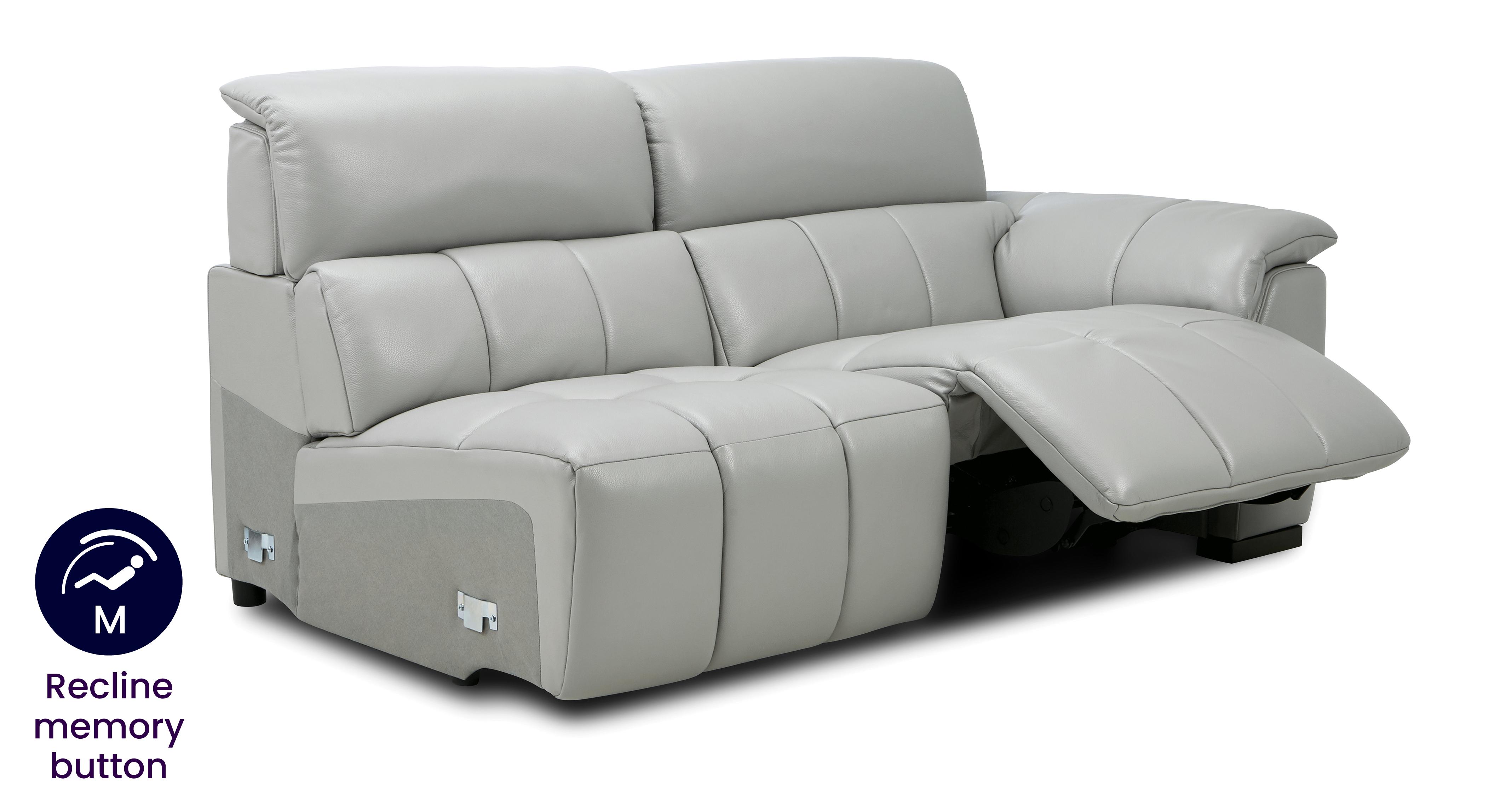 Montebello Leather Right Hand Facing Arm 2 Seat Power Memory Unit | DFS