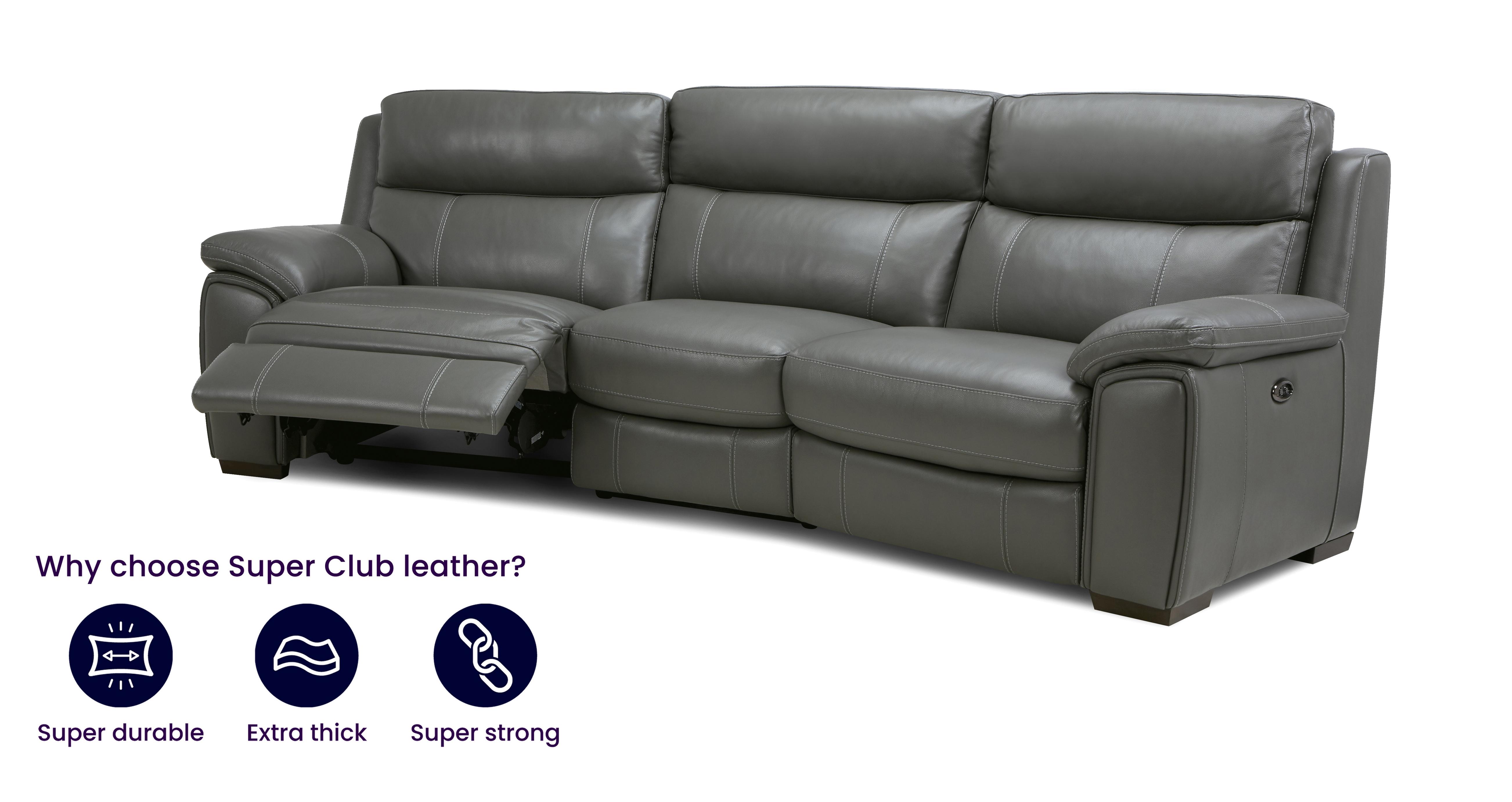 Navigate Option D 3 Piece Curved Power Plus Recliner | DFS