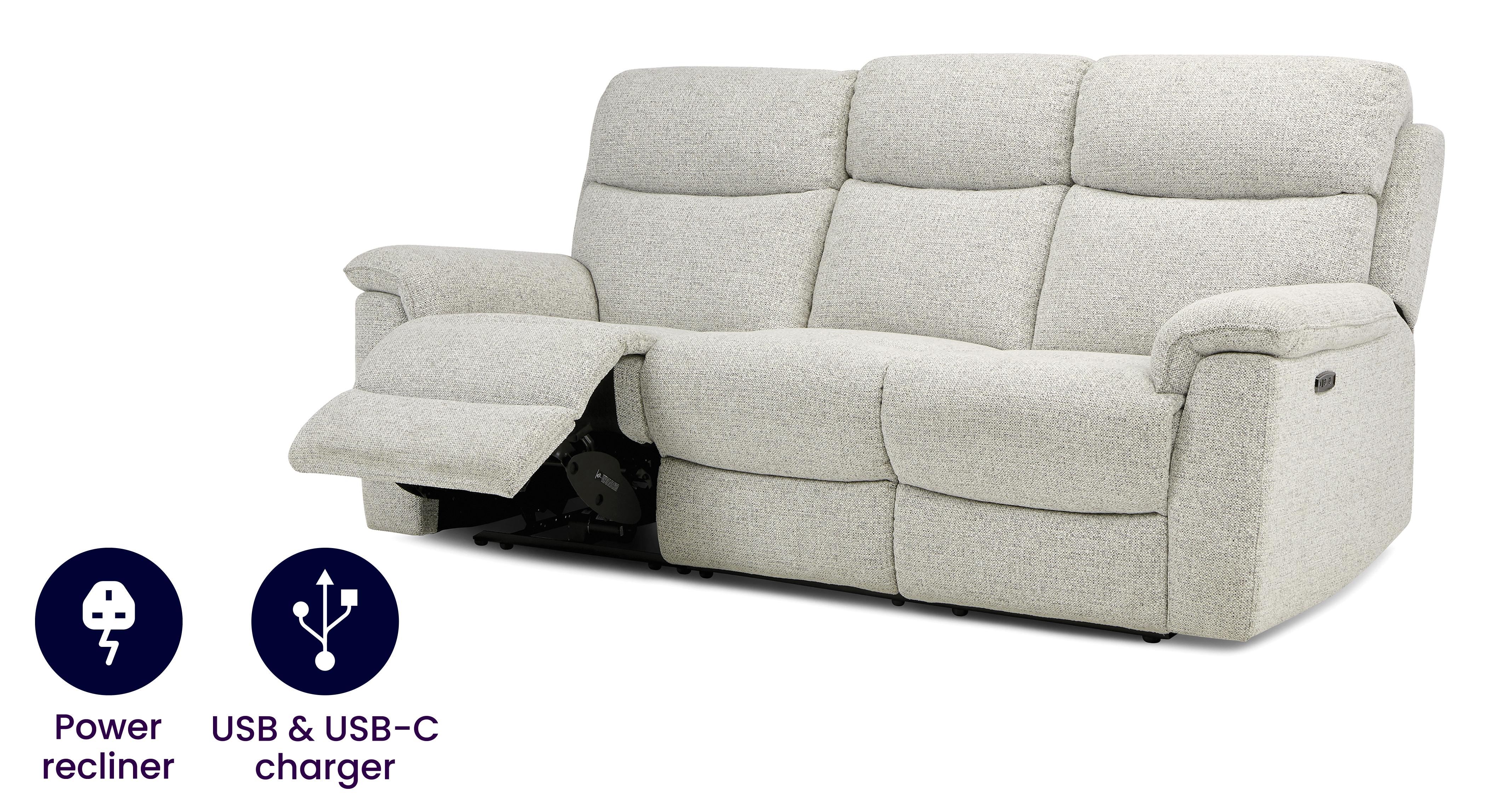 Nestlebury 3 Seater Power Recliner | DFS