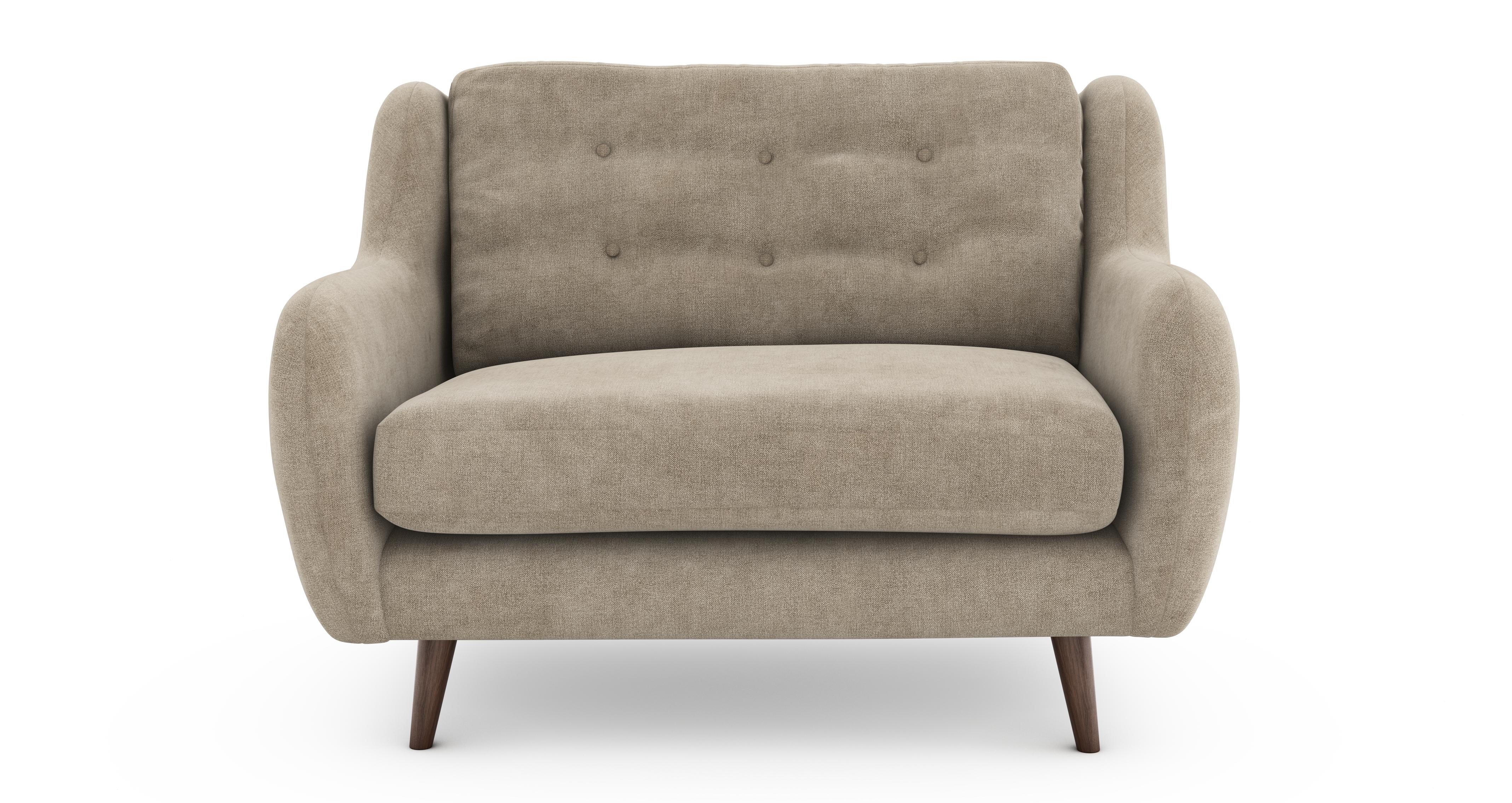 New Camden Chenille Cuddler Sofa | DFS