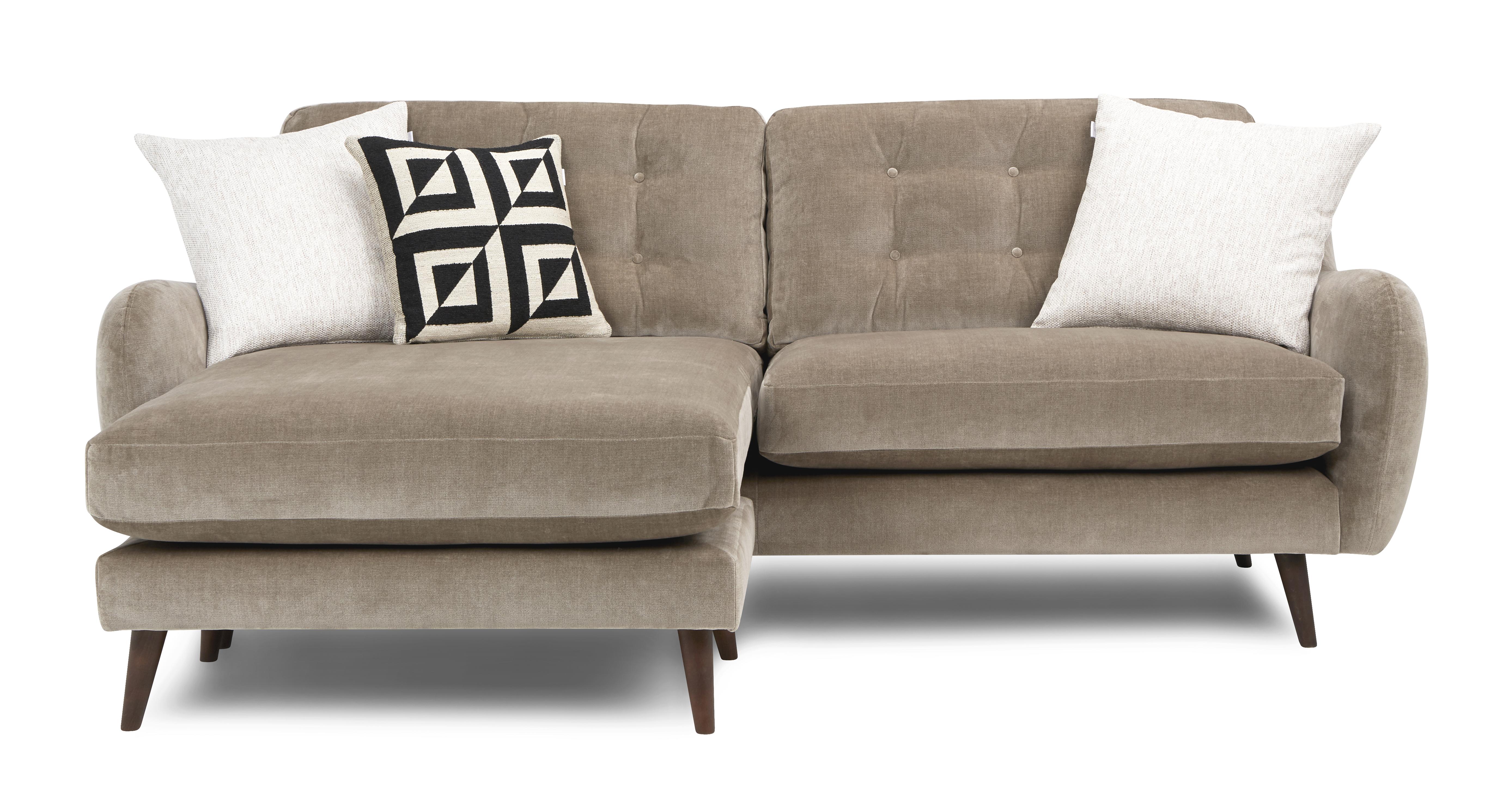 New Camden Chenille 4 Seater Lounger | DFS