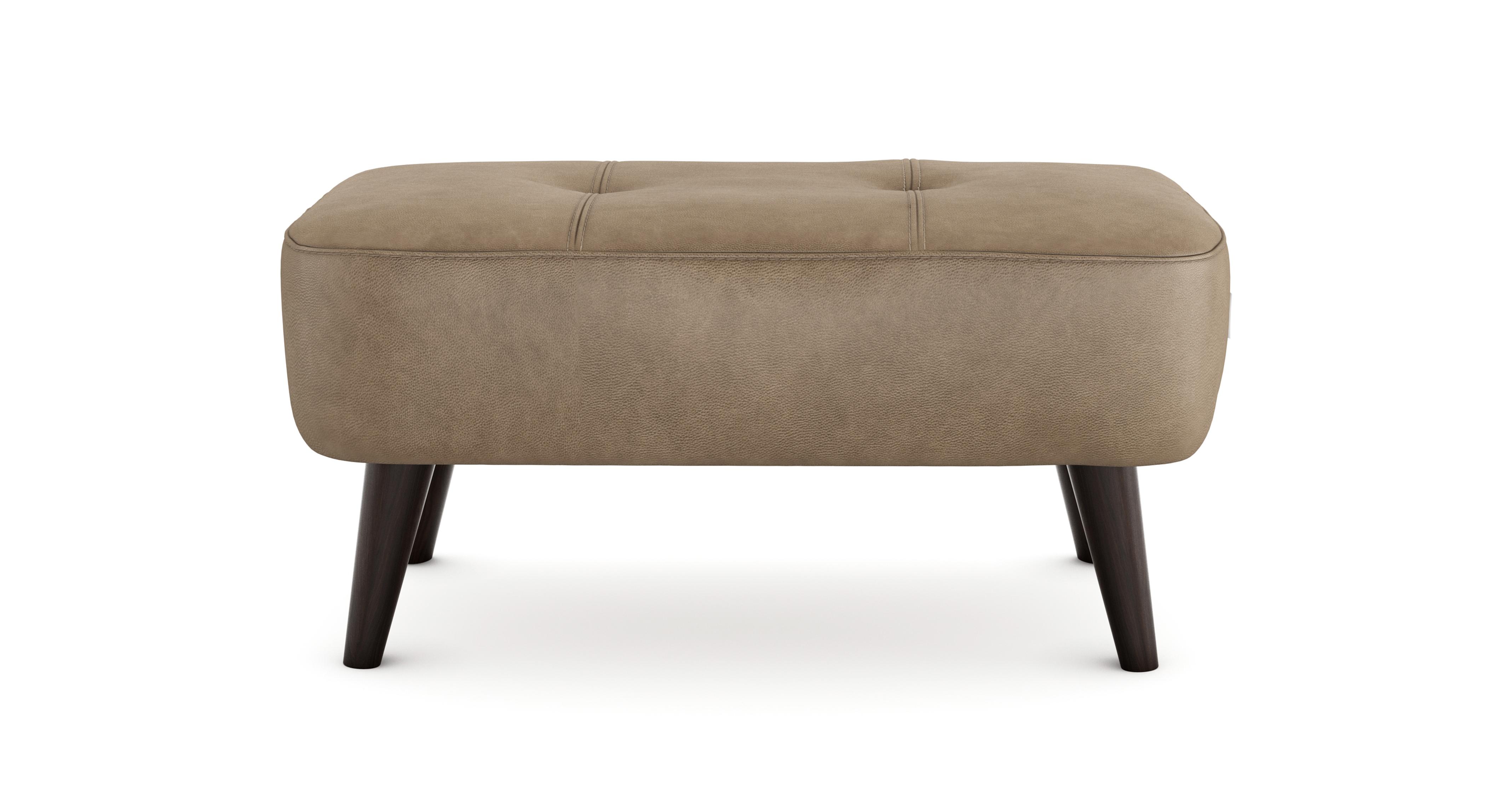 New Camden Leather Small Bench Stool | DFS