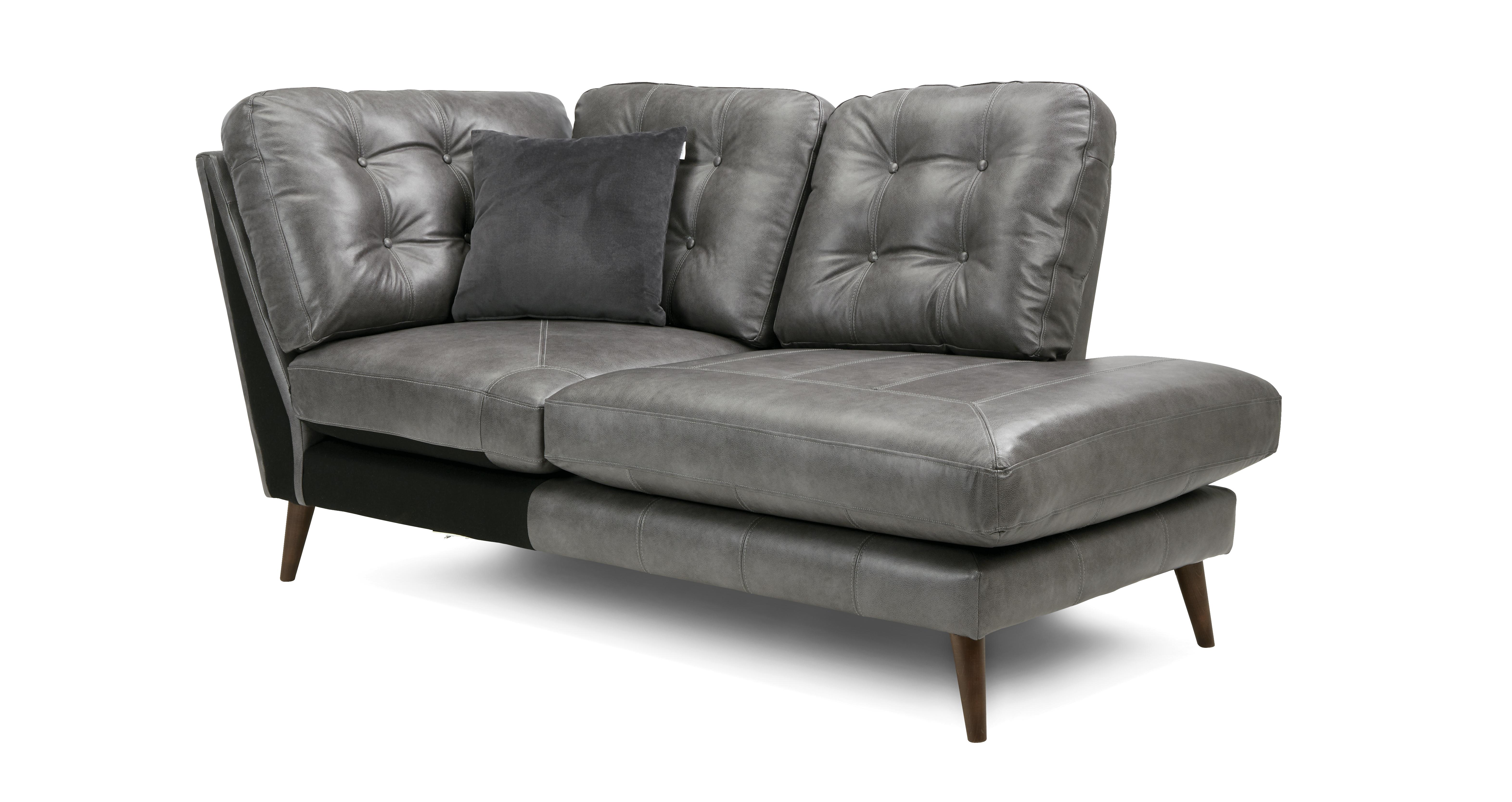 New Camden Leather Right Hand Facing Open End Unit | DFS