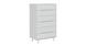 Notch II Bedroom Chest of Drawers (6 Drawers) Notch II Light Grey | DFS