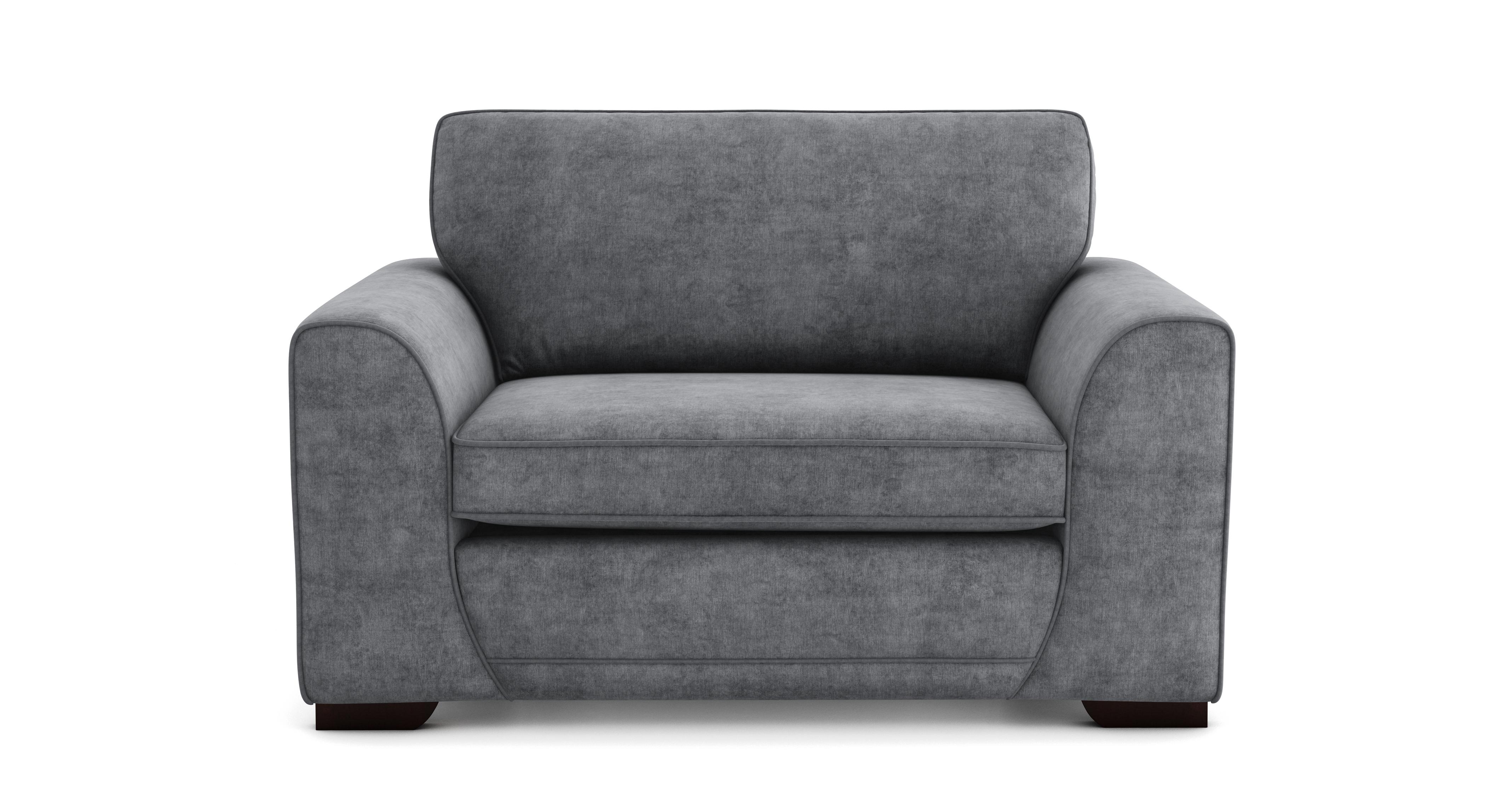 Orka Non Quilted Cuddler Sofa | DFS