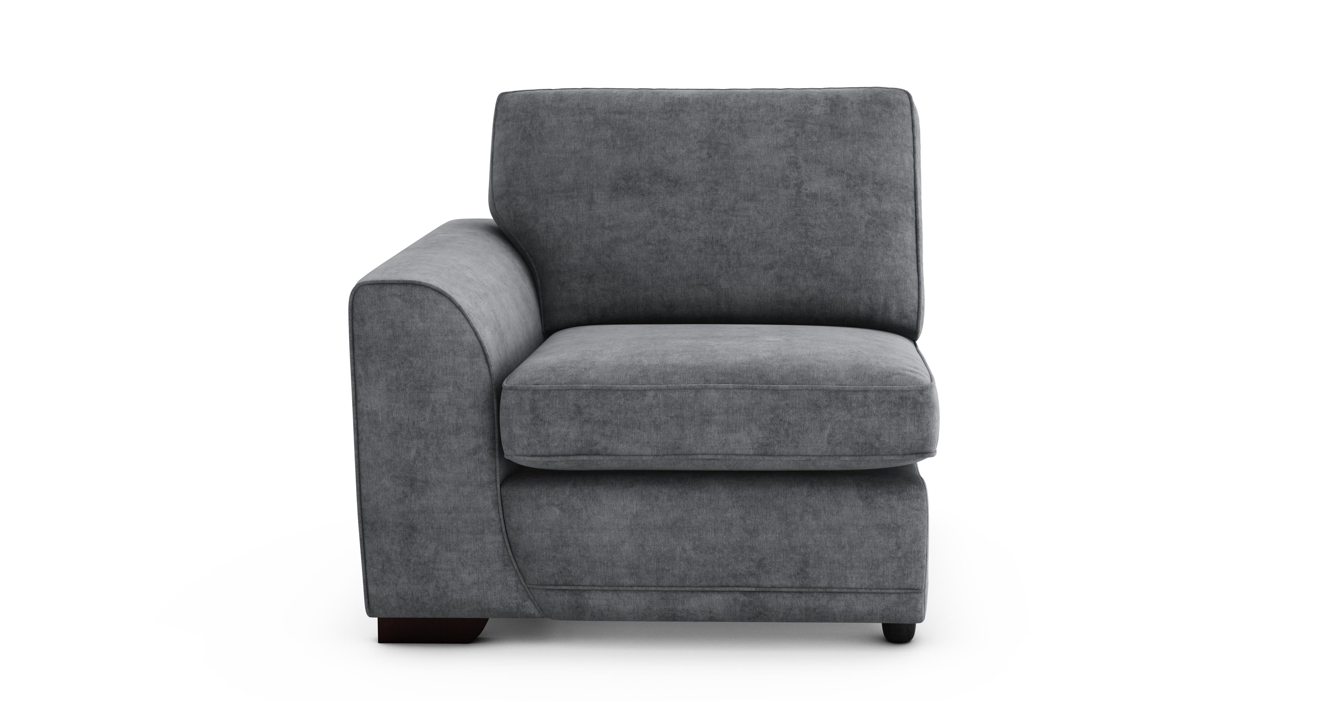 Orka Non Quilted Left Hand Facing 1 Arm 1 Seat Unit | DFS